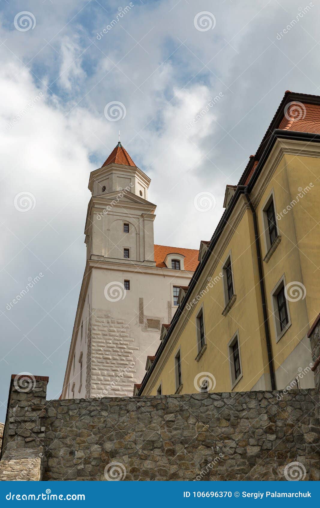 Medieval Castle in Bratislava, Slovakia. Stock Photo - Image of ...