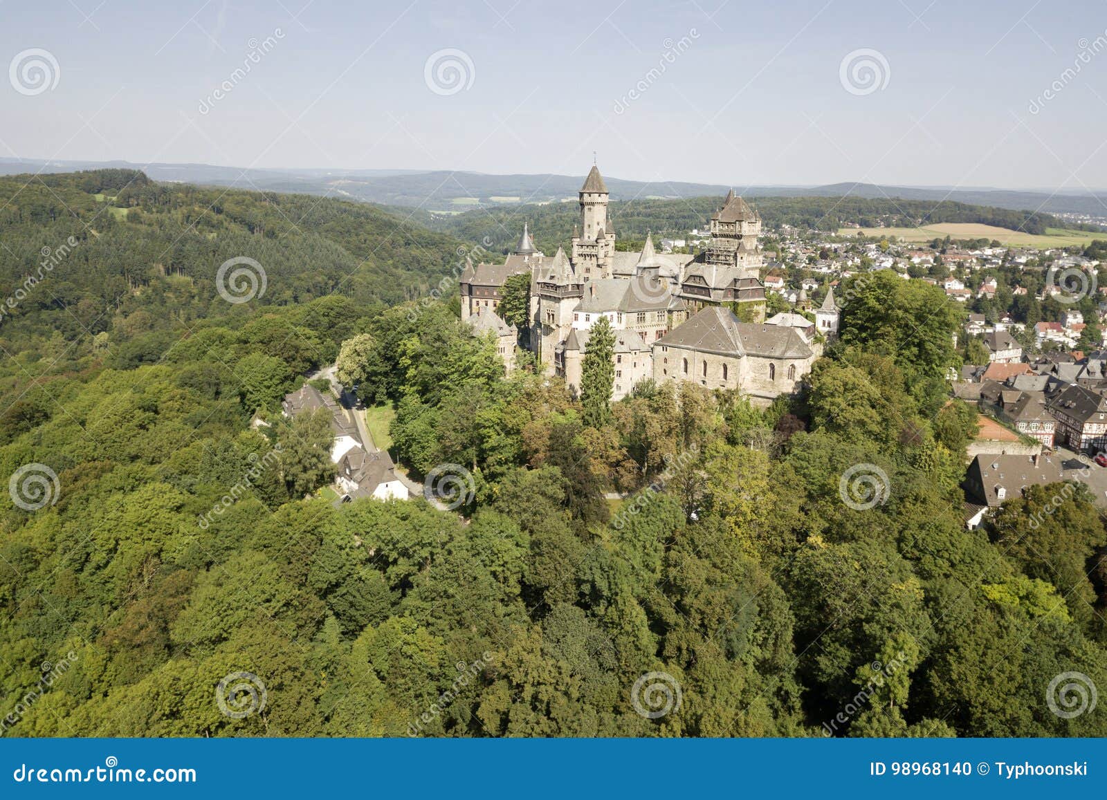 Castle Braunfels, Hesse, Germany Stock Photo - Image of heritage ...