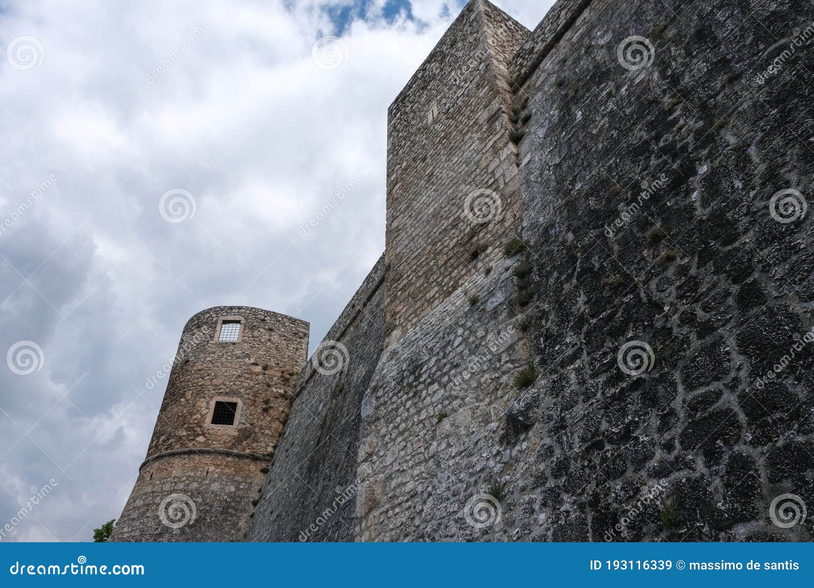 Medieval Castle of Celano Abruzzo Italy Stock Image - Image of history ...