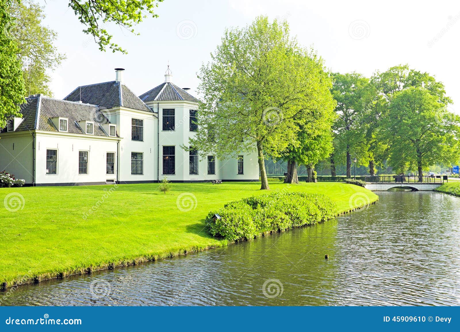 Medieval Castle in the Countryside from Netherlands Stock Photo - Image ...