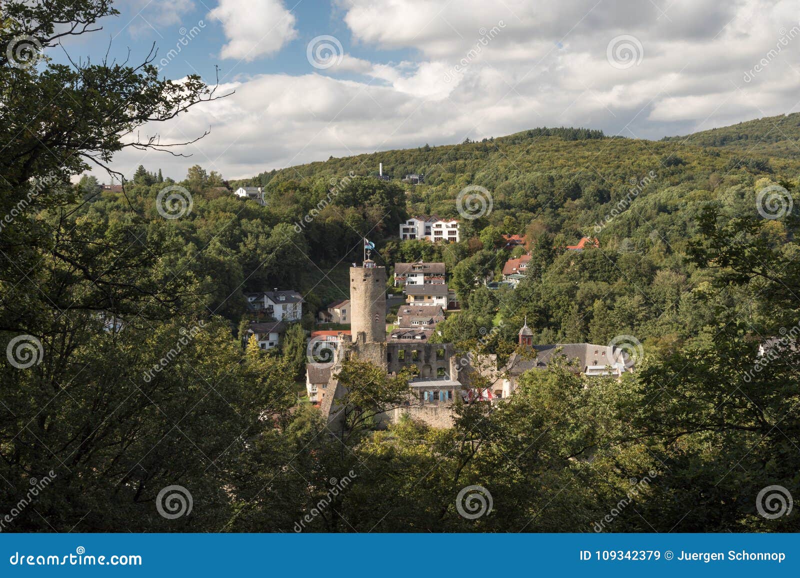 Medieval Castle of Eppstein Stock Image - Image of hesse, germany ...