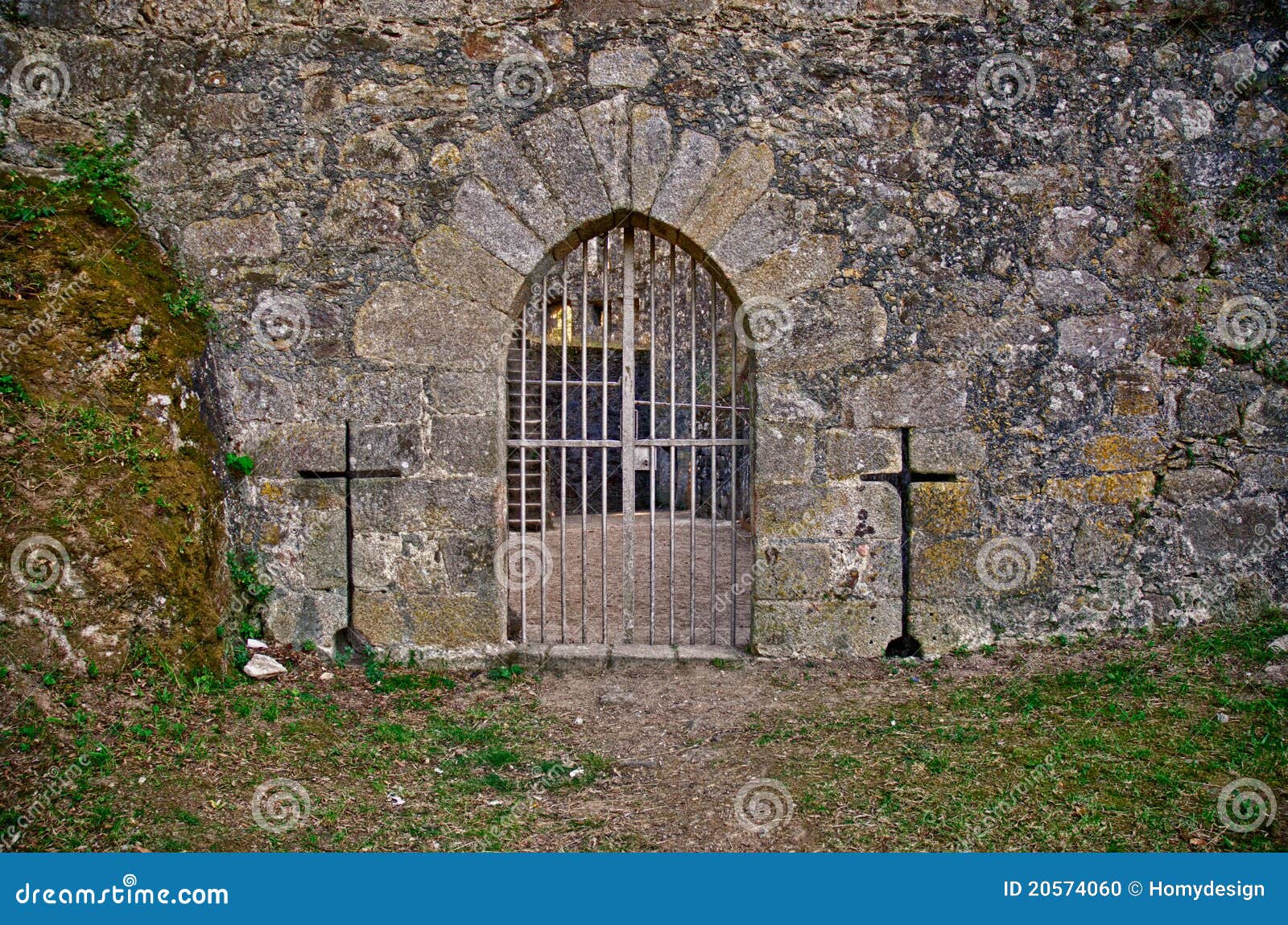 Medieval castle gate stock photo. Image of fortified - 20574060