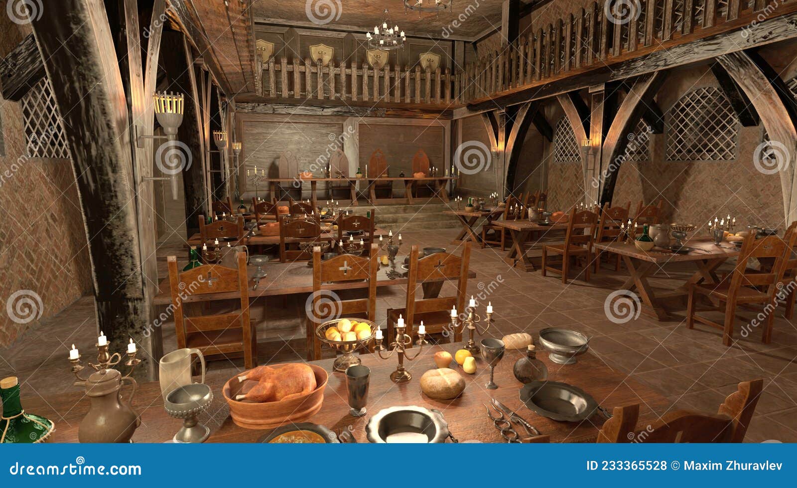 Medieval Castle Great Hall