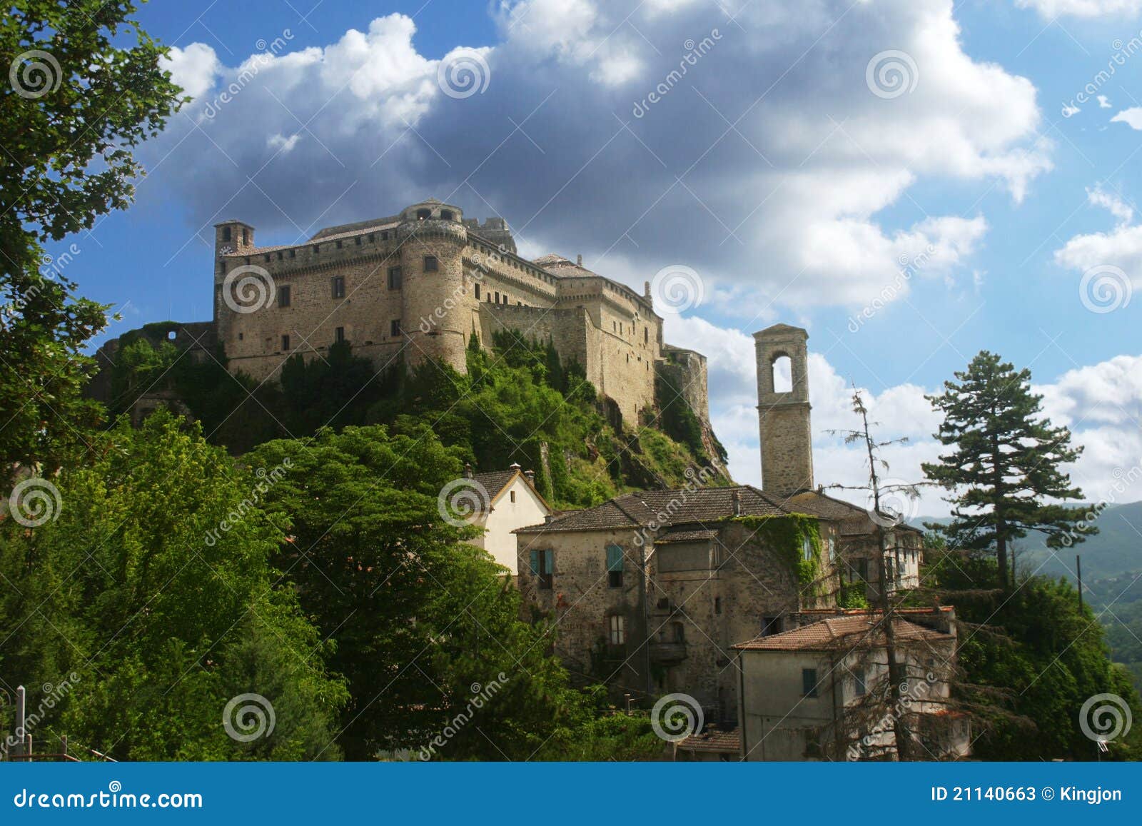 Medieval castle, Italy stock image. Image of historic - 21140663