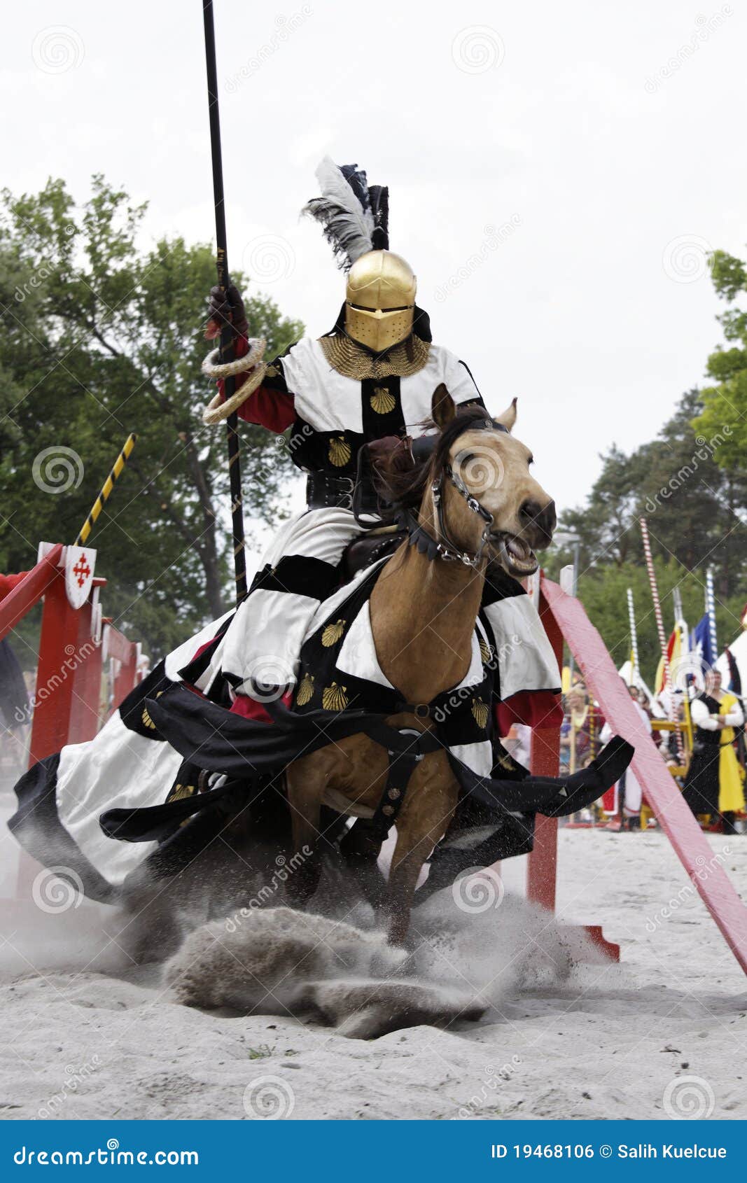 Medieval Castle Knights Tournament Editorial Photo - Image of event ...