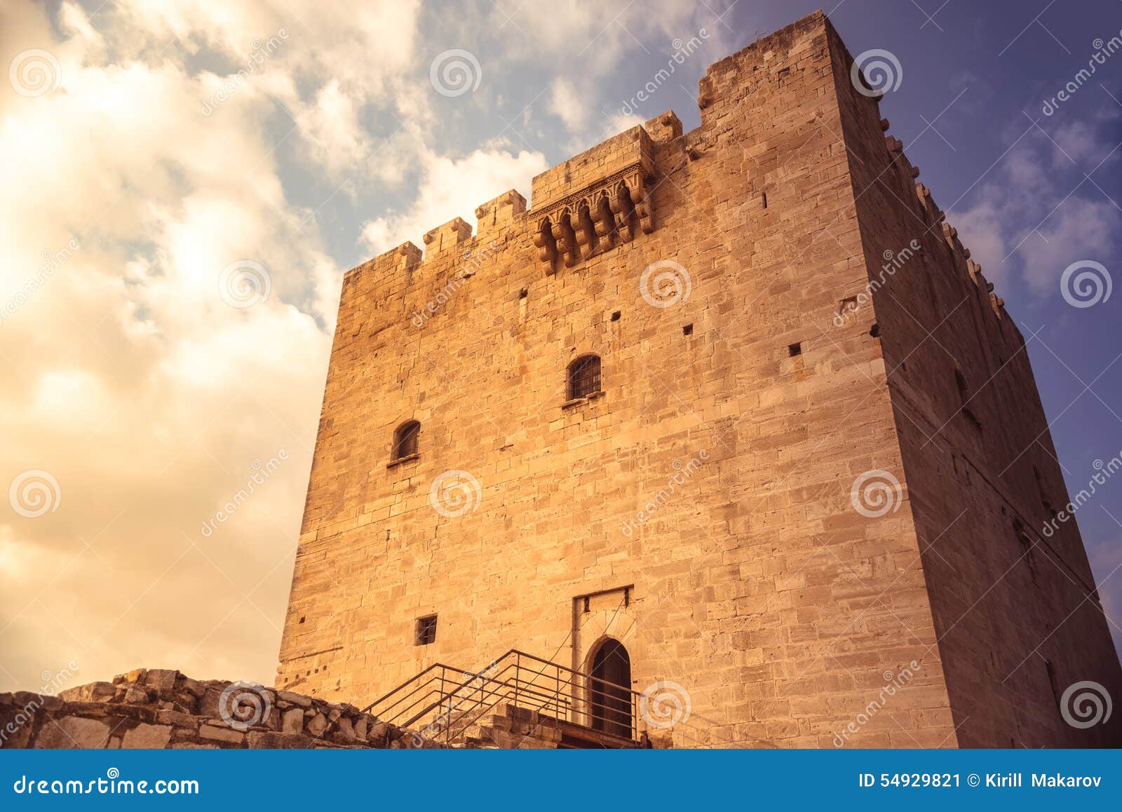 The Medieval Castle of Kolossi. Kolossi Village, Limassol District ...