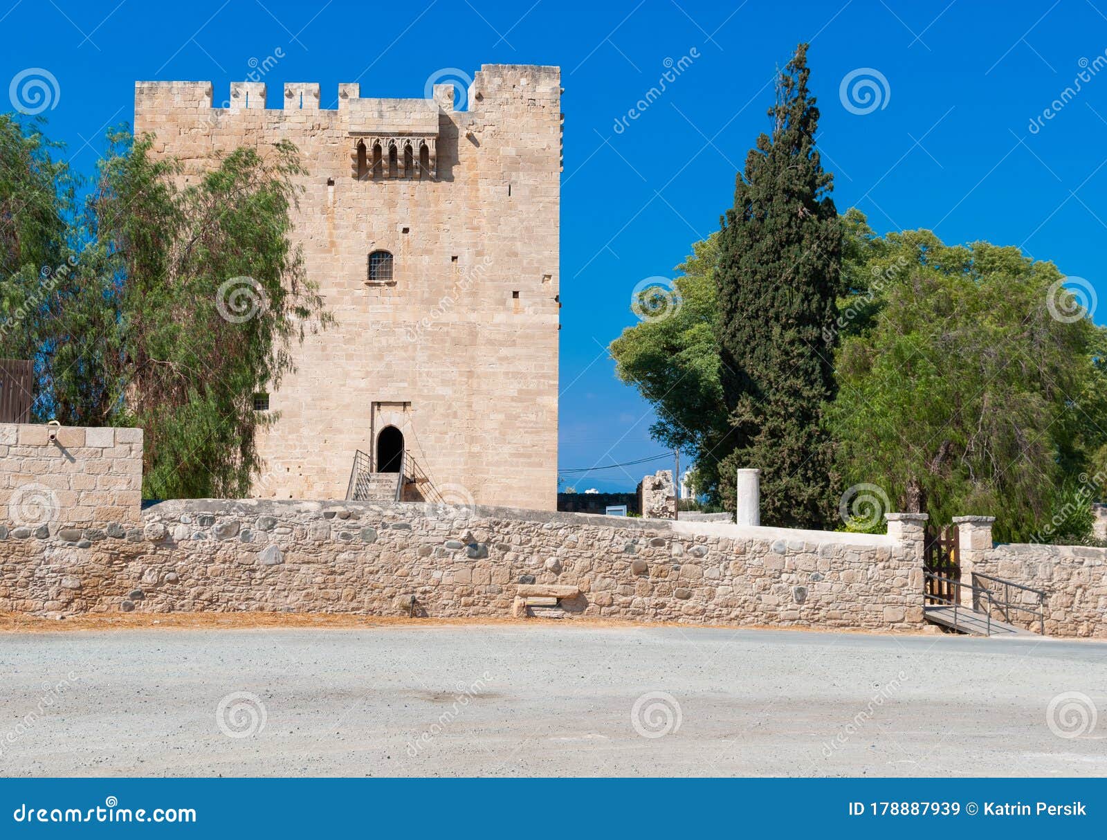 The Medieval Castle of Kolossi, it is Situated in the South of Cyprus ...