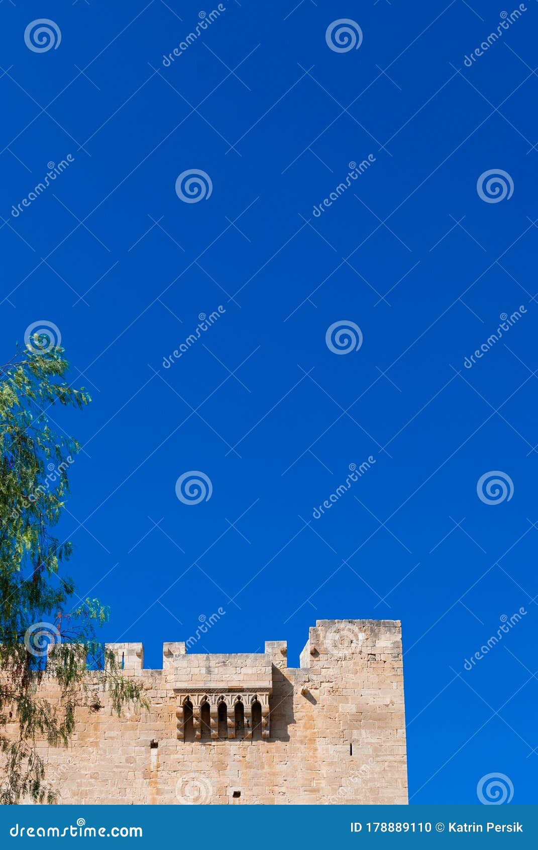 The Medieval Castle of Kolossi, it is Situated in the South of Cyprus ...