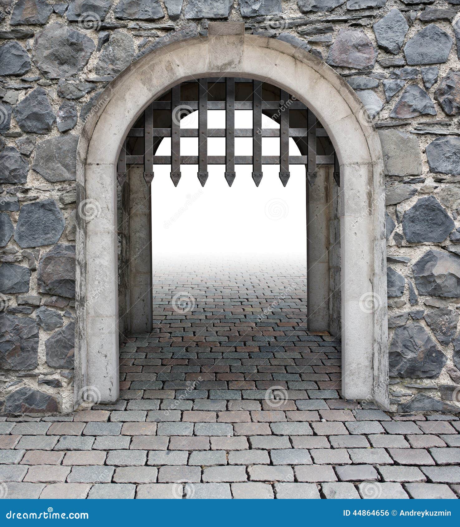 Medieval castle main enter stock photo. Image of metal - 44864656