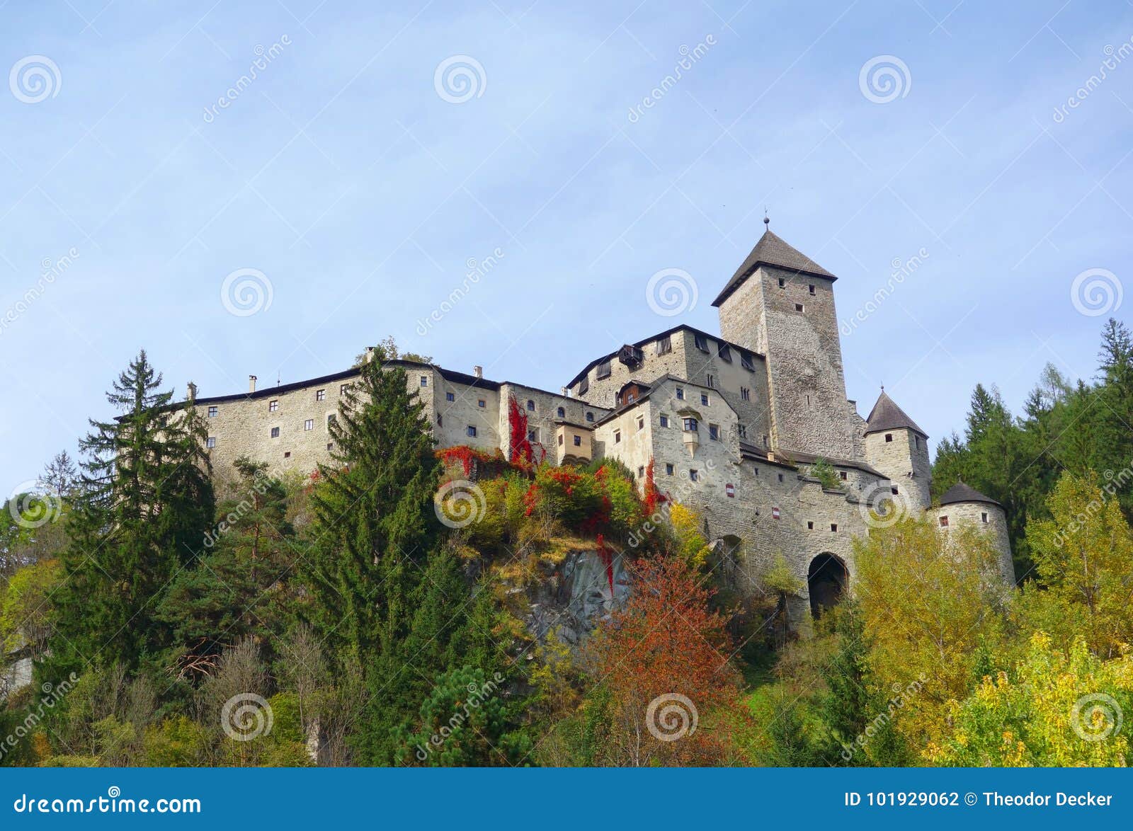 Medieval castle stock photo. Image of classical, mountains - 101929062
