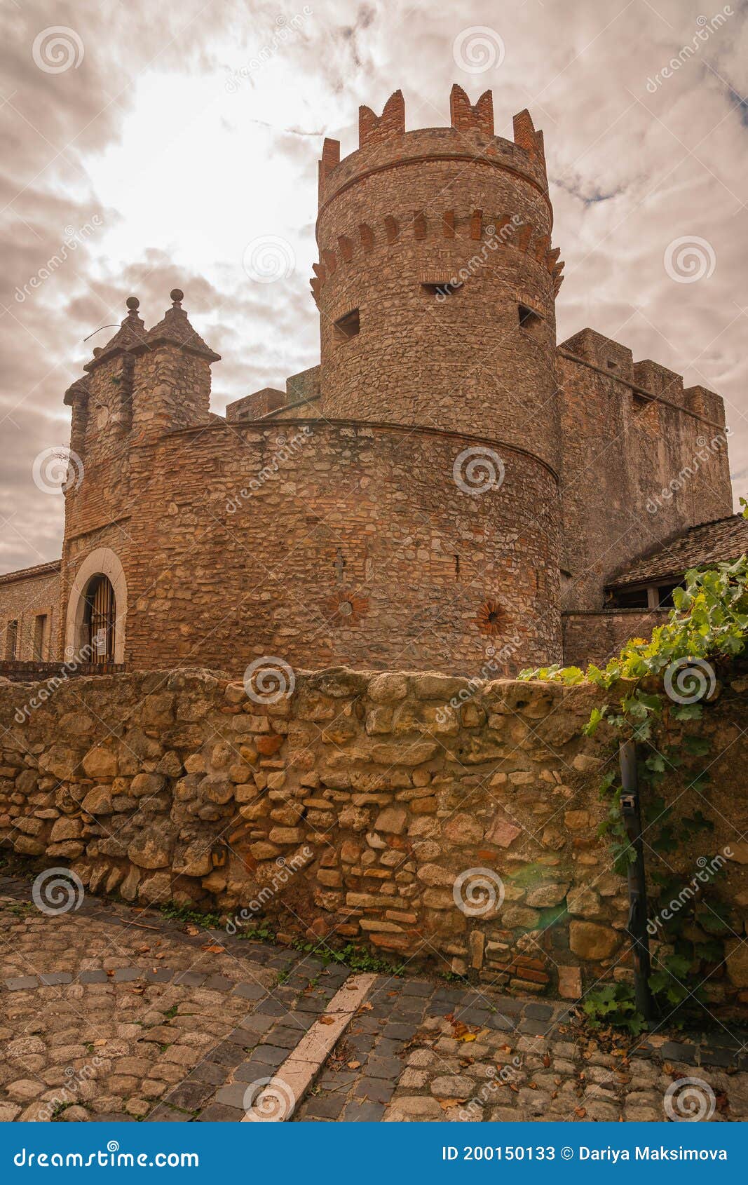 Medieval Castle in Nazzano in Lazio in Italy Stock Image - Image of ...