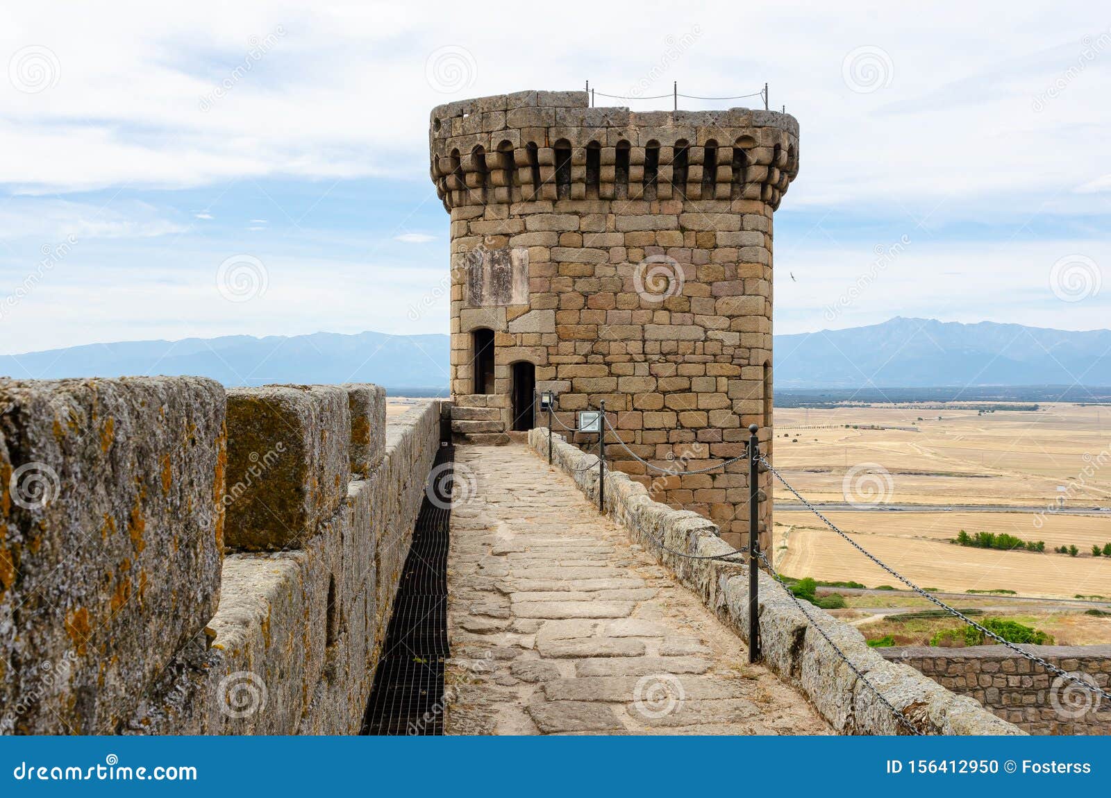 Medieval Castle in Oropesa. Toledo Stock Photo - Image of europe ...