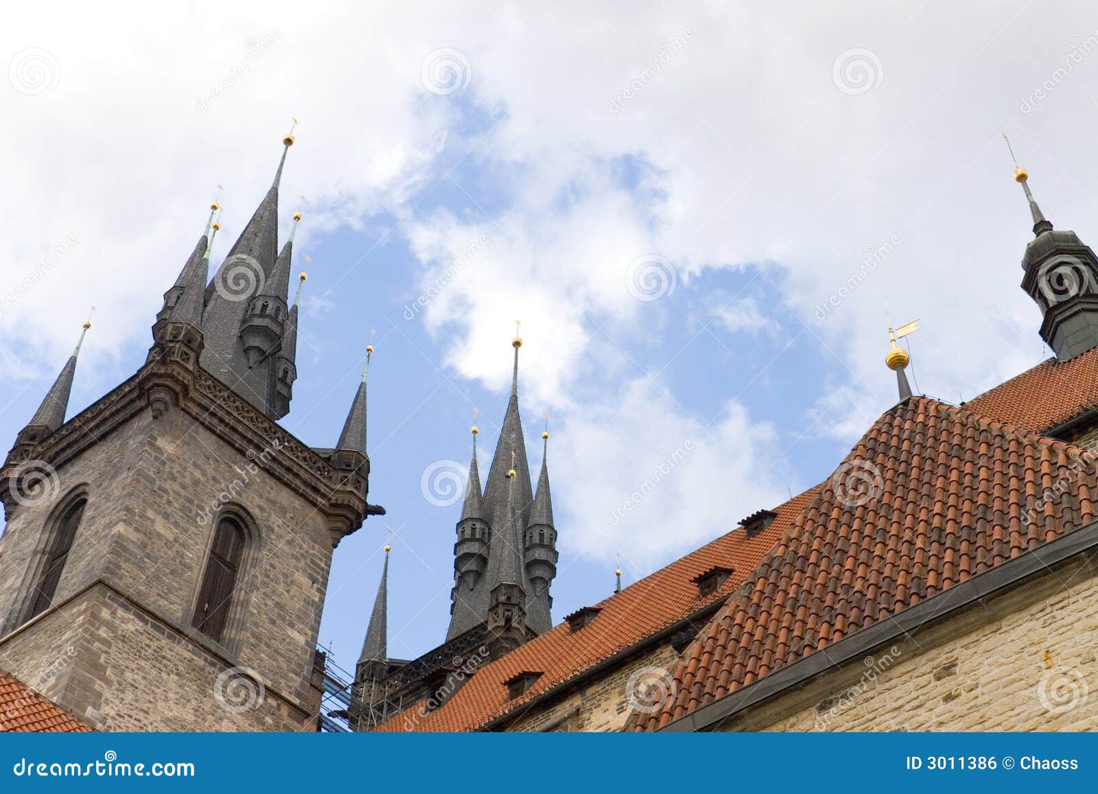Medieval castle roof stock photo. Image of roof, spire - 3011386