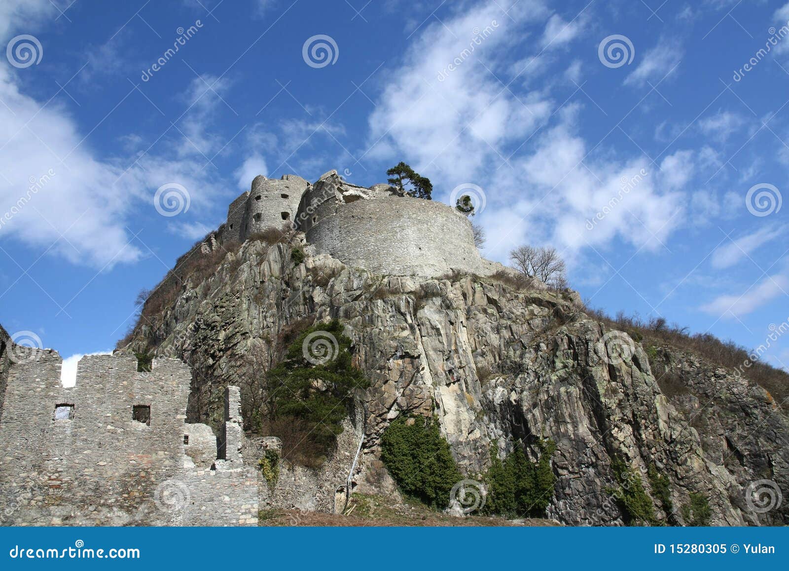 Medieval Castle Ruins Royalty-Free Stock Photo | CartoonDealer.com ...