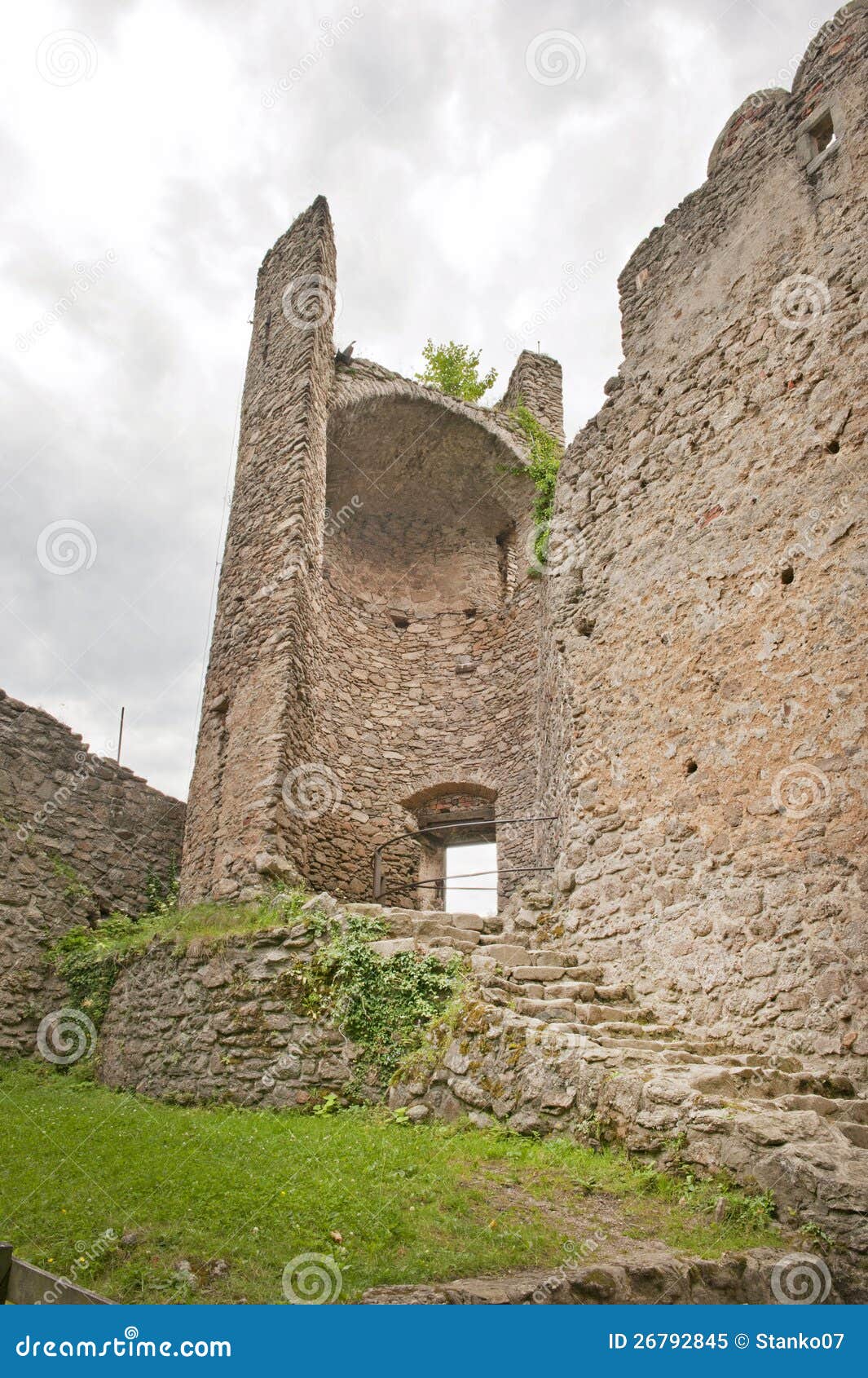 Medieval castle ruins stock image. Image of castle, doorway - 26792845