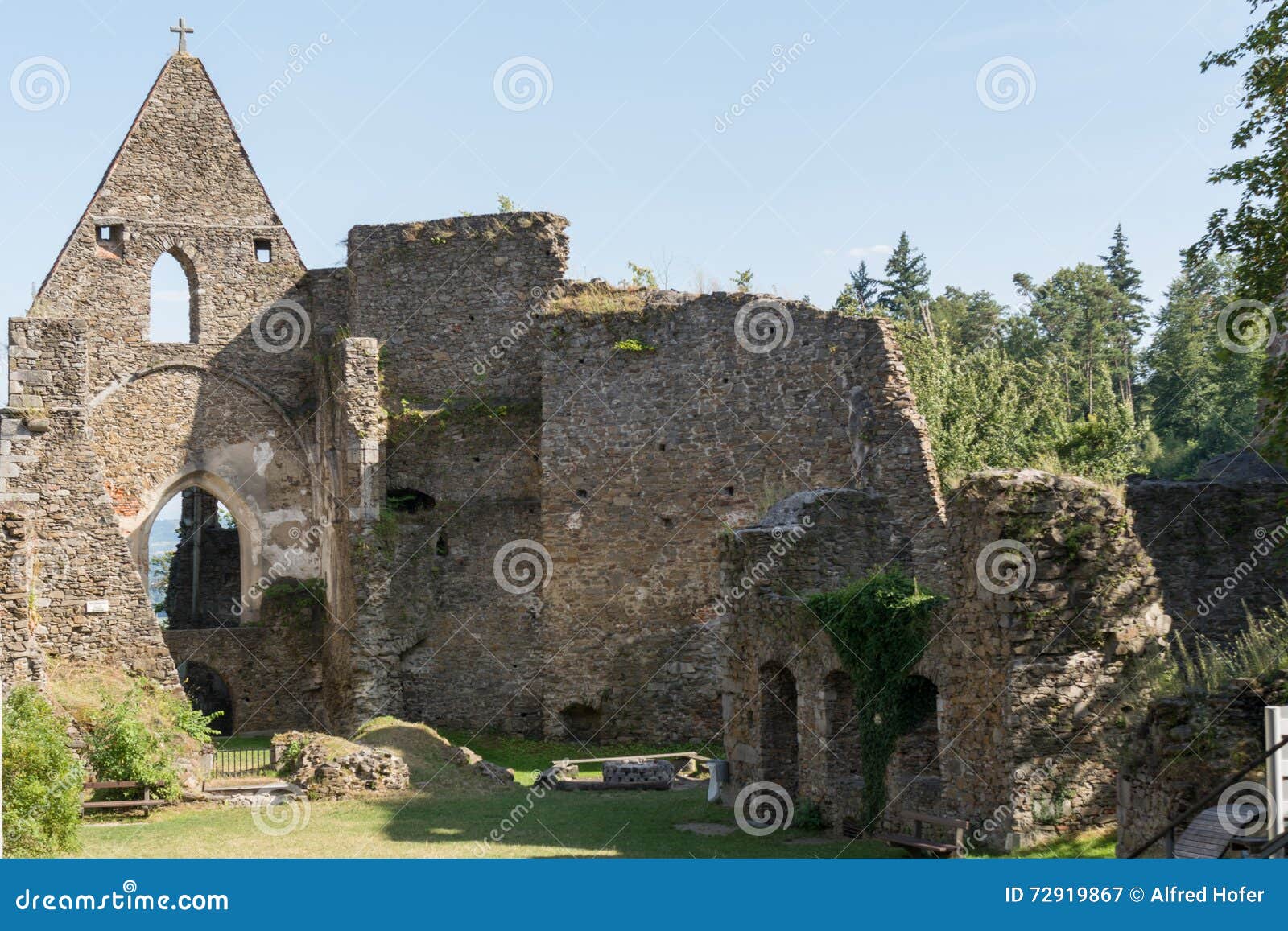 Medieval Castle Schaunberg - Austria Stock Image - Image of 12th ...