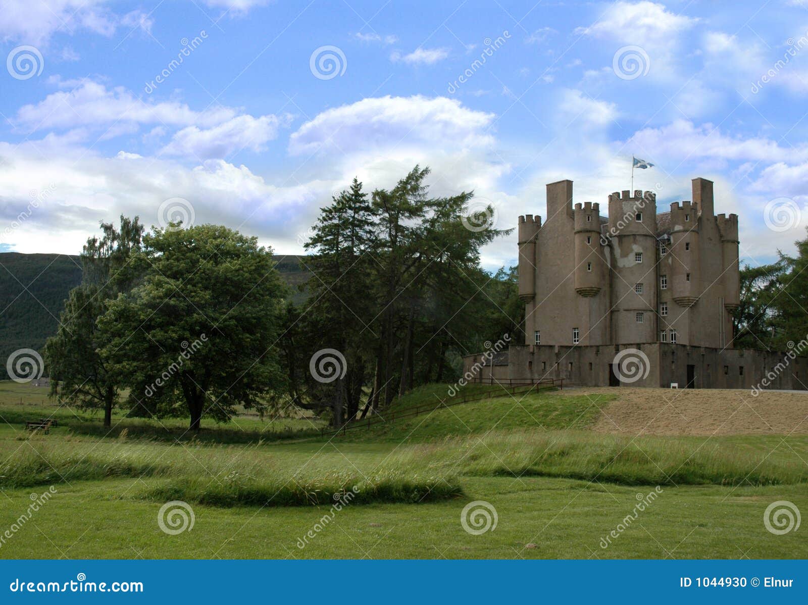 Medieval Castle in Scotland Stock Photo - Image of open, castle: 1044930