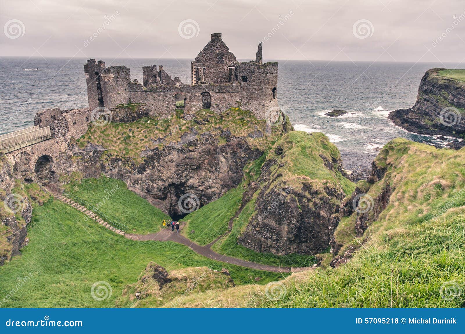 Medieval Castle on the Seaside, Ireland Stock Photo - Image of ...