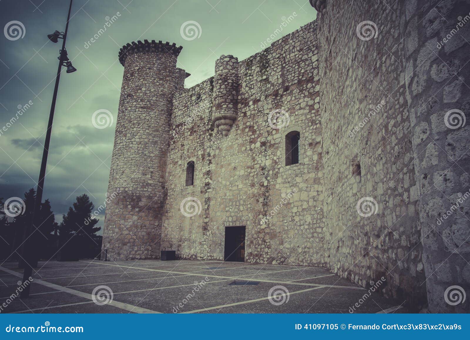 Medieval Castle, Spain Architecture Stock Image - Image of history ...