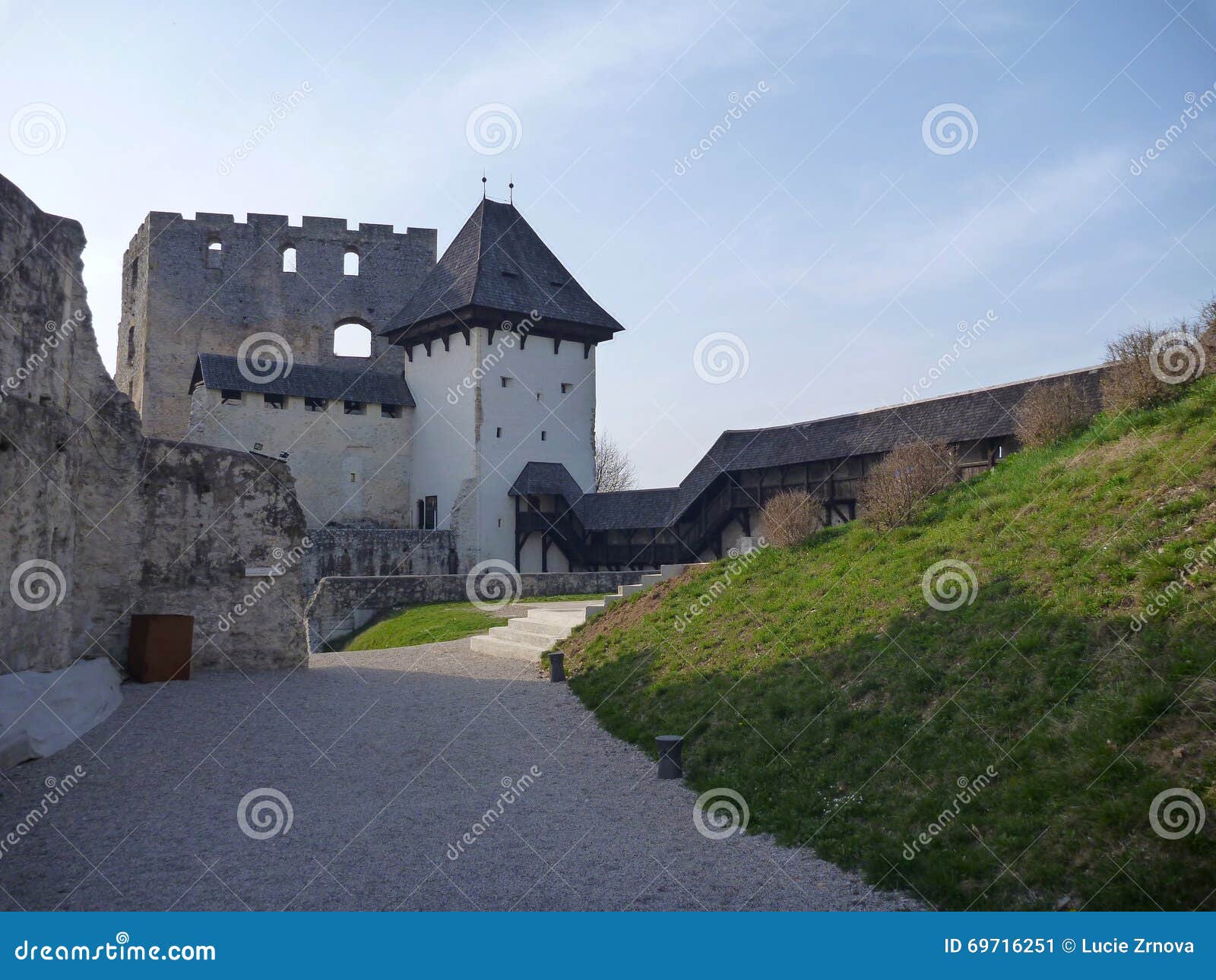 Medieval Castle Stari Grad in Celje in Slovenia Stock Image - Image of ...