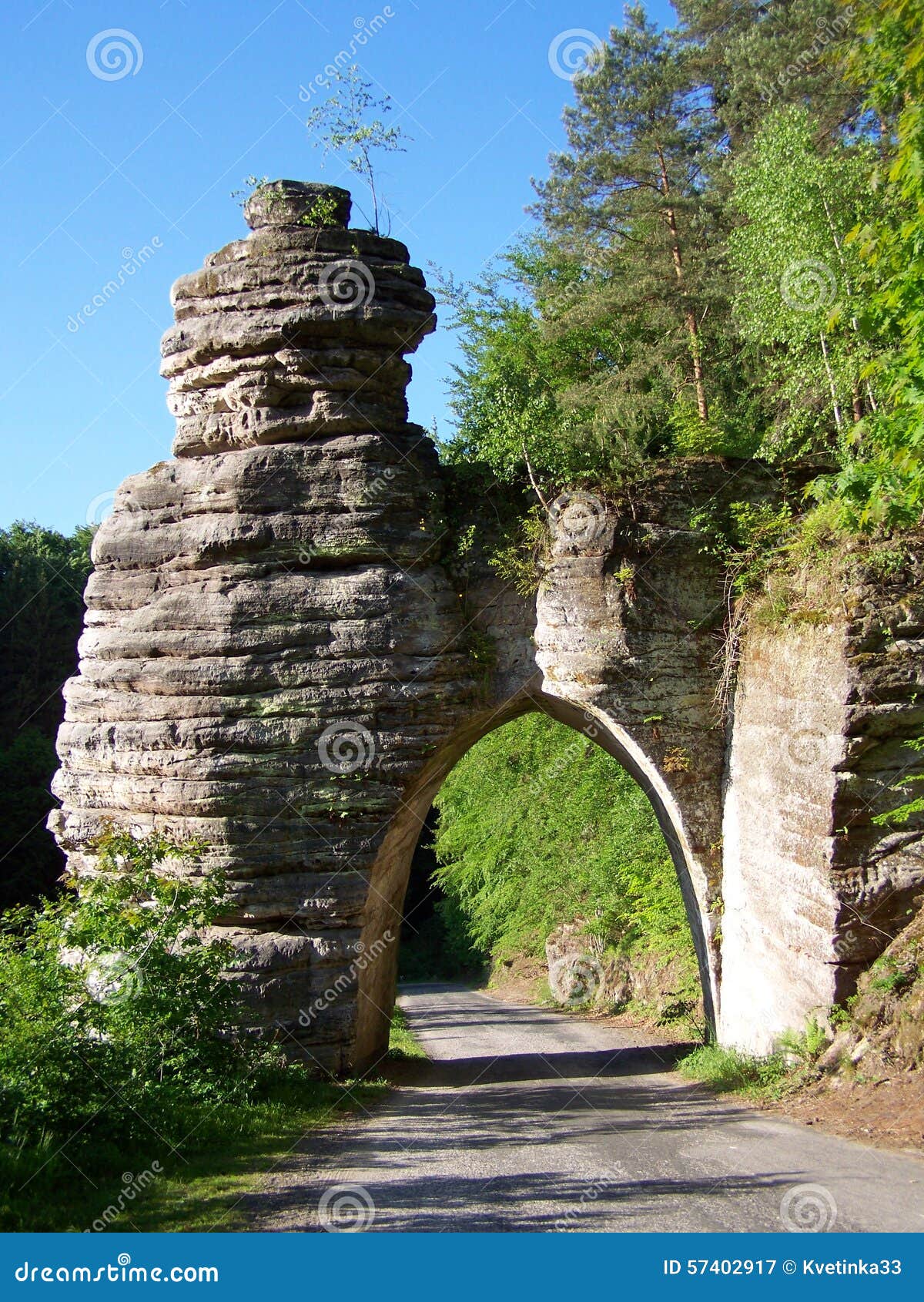 Medieval Castle Stone Gate Stock Image Image Of Historical 57402917