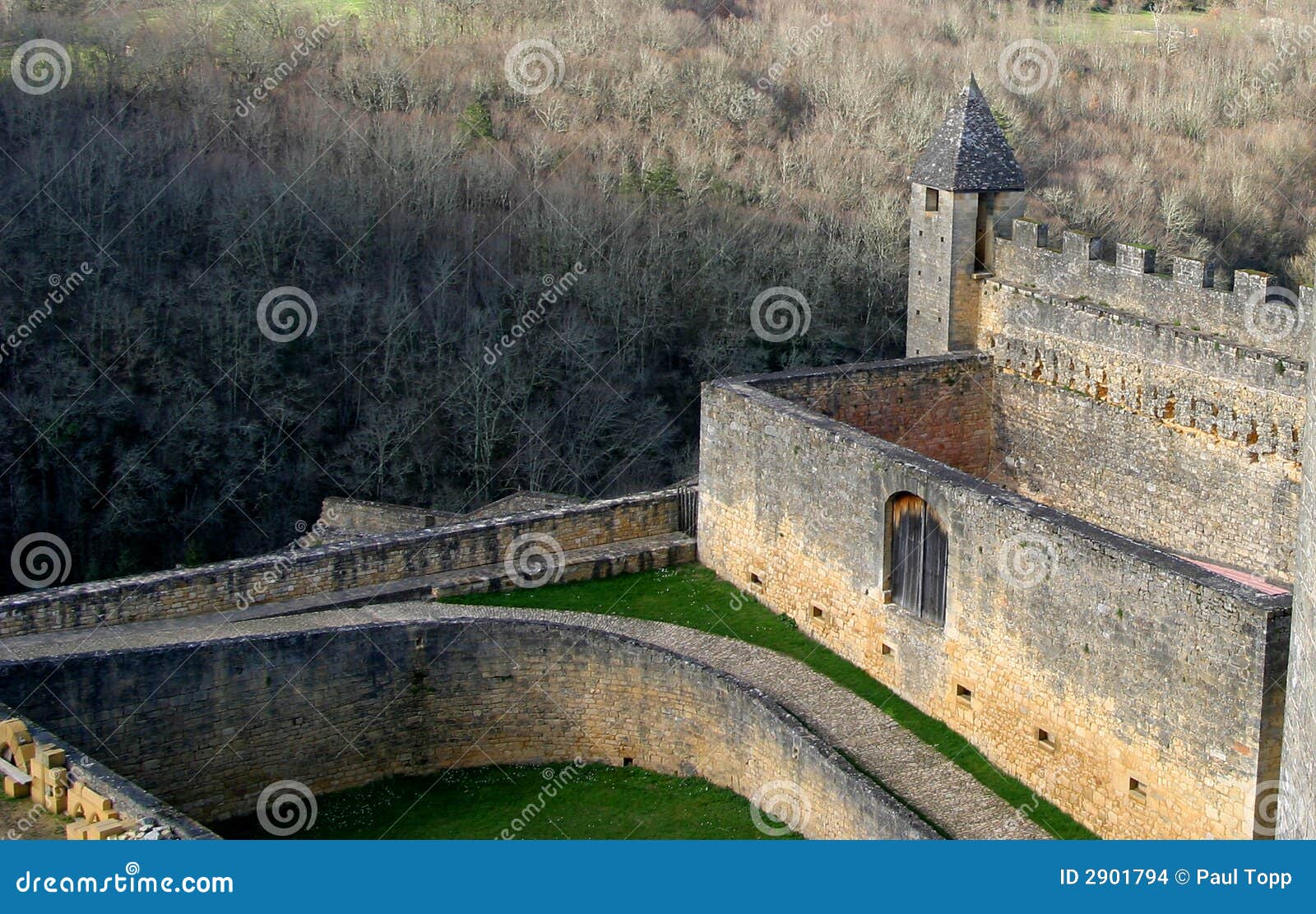 Medieval Castle Structure stock photo. Image of building - 2901794