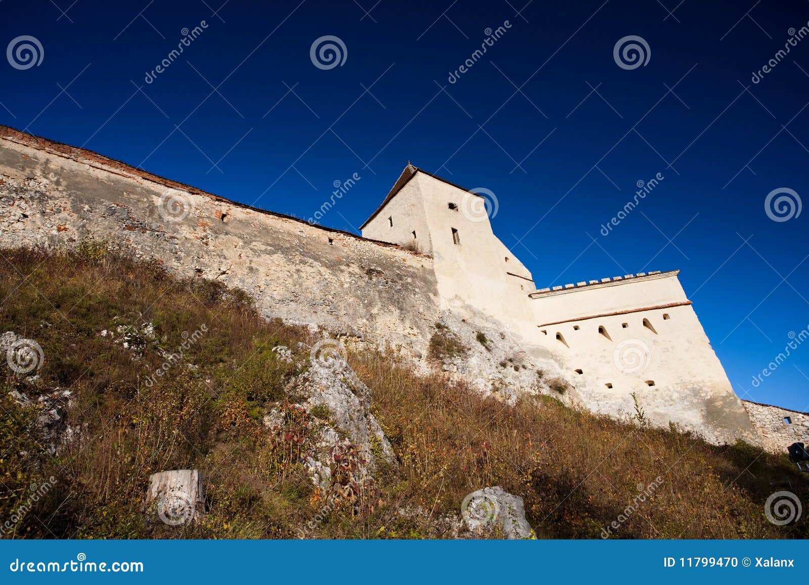 Medieval castle at sunset stock photo. Image of background - 11799470
