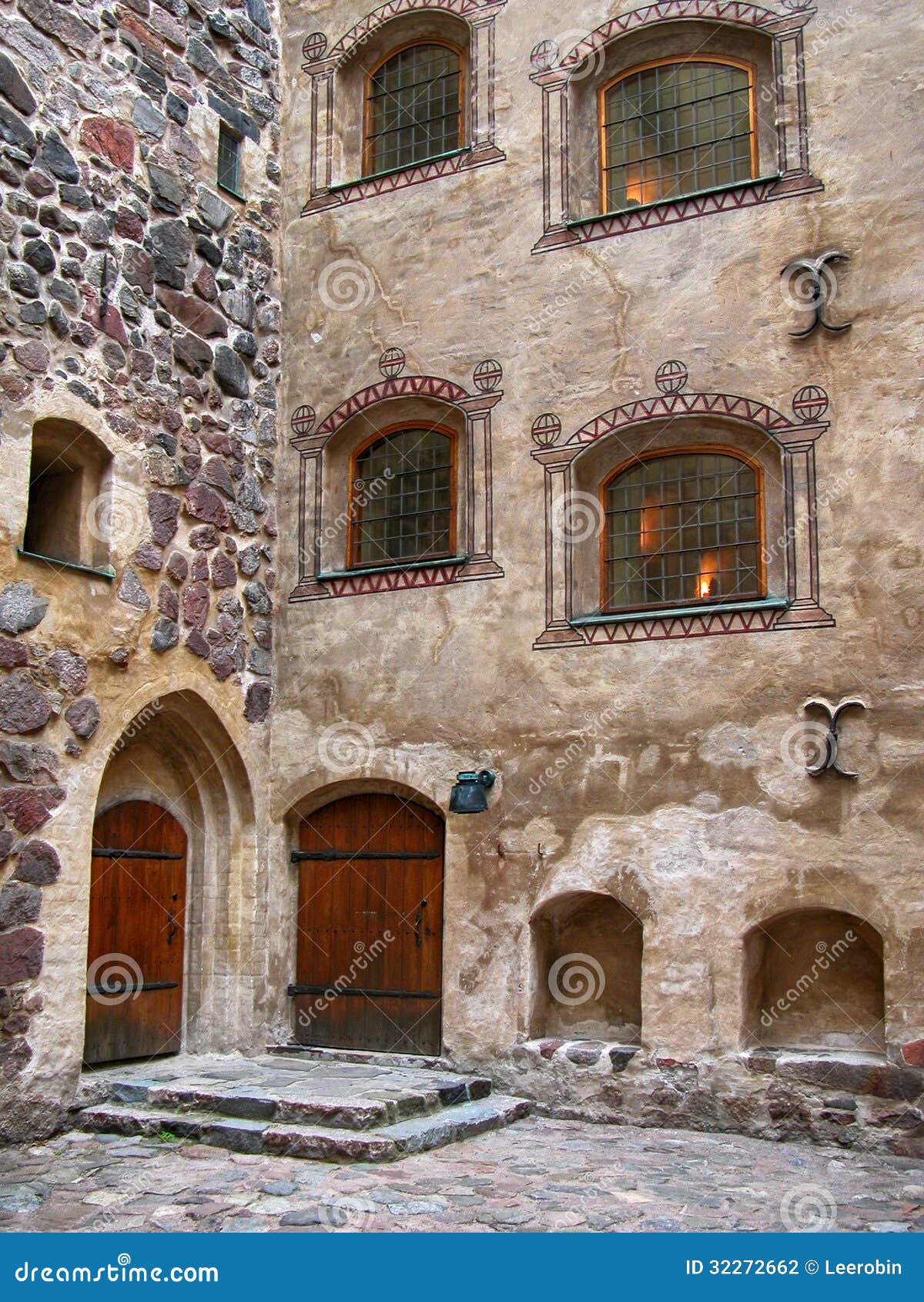 13th Century Dutch Castle With Green Trees Royalty-Free Stock Image ...