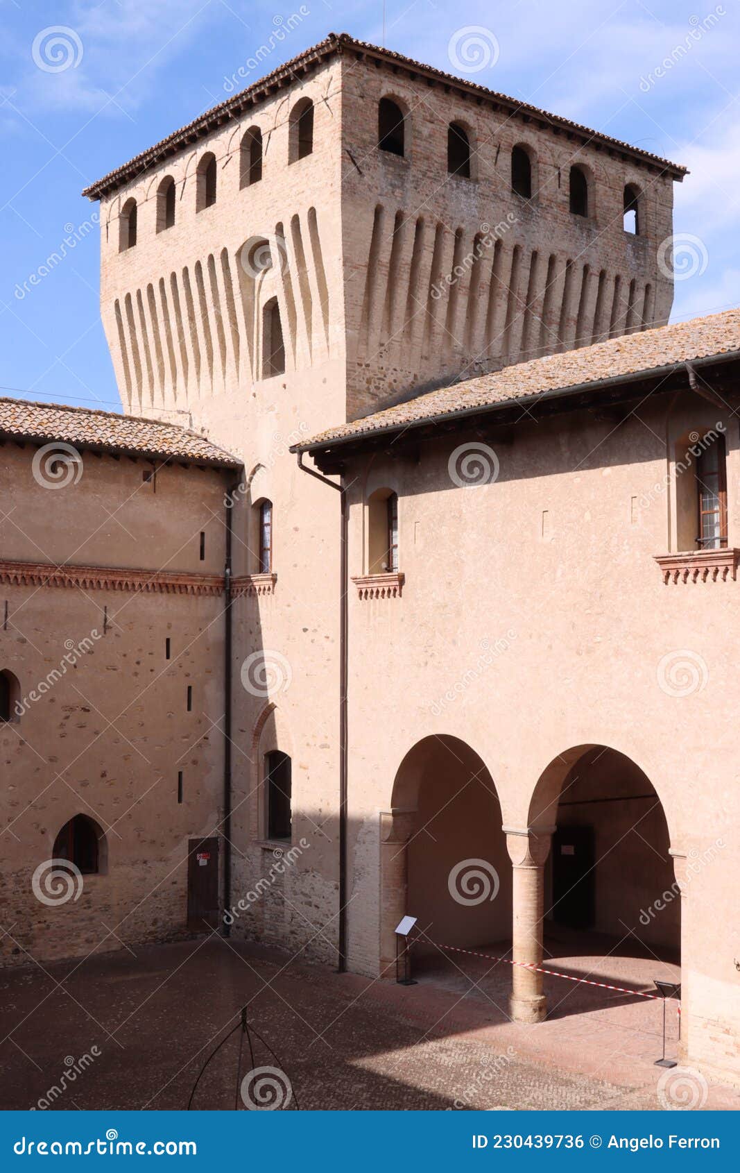 Medieval Castle of Torrechiara Parma Italy Medieval Stock Photo - Image ...