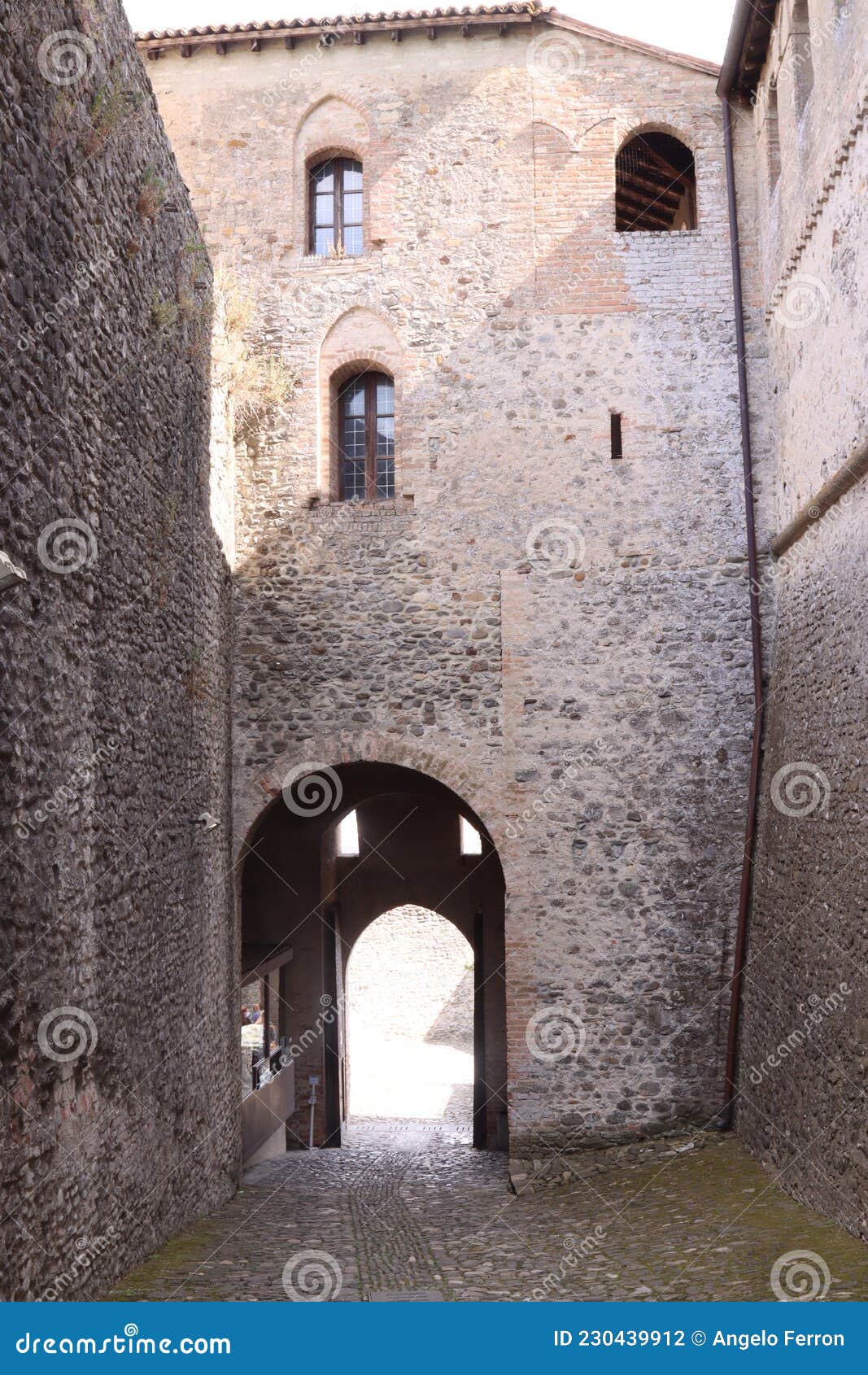 Medieval Castle of Torrechiara Parma Italy Stock Photo - Image of ...
