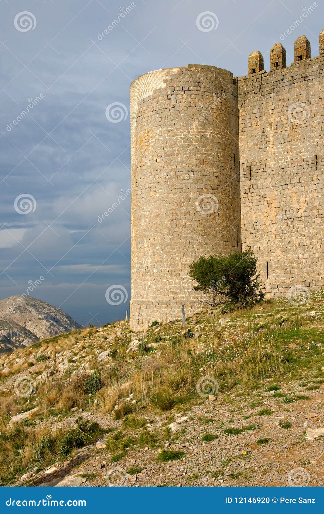 Medieval Castle of Torroella De Montgri Stock Photo - Image of spain ...