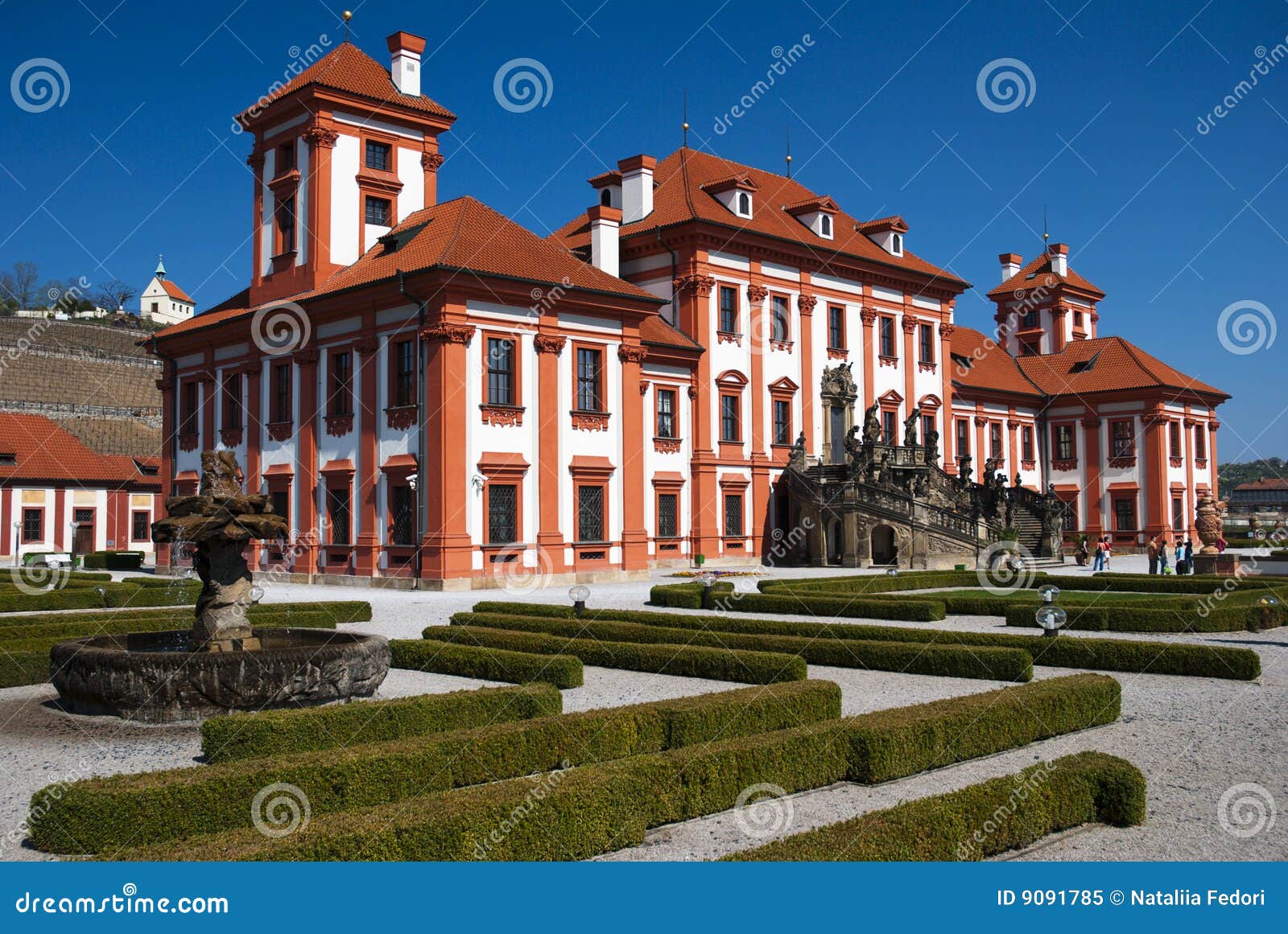 Medieval castle Troja stock image. Image of culture, chateau - 9091785