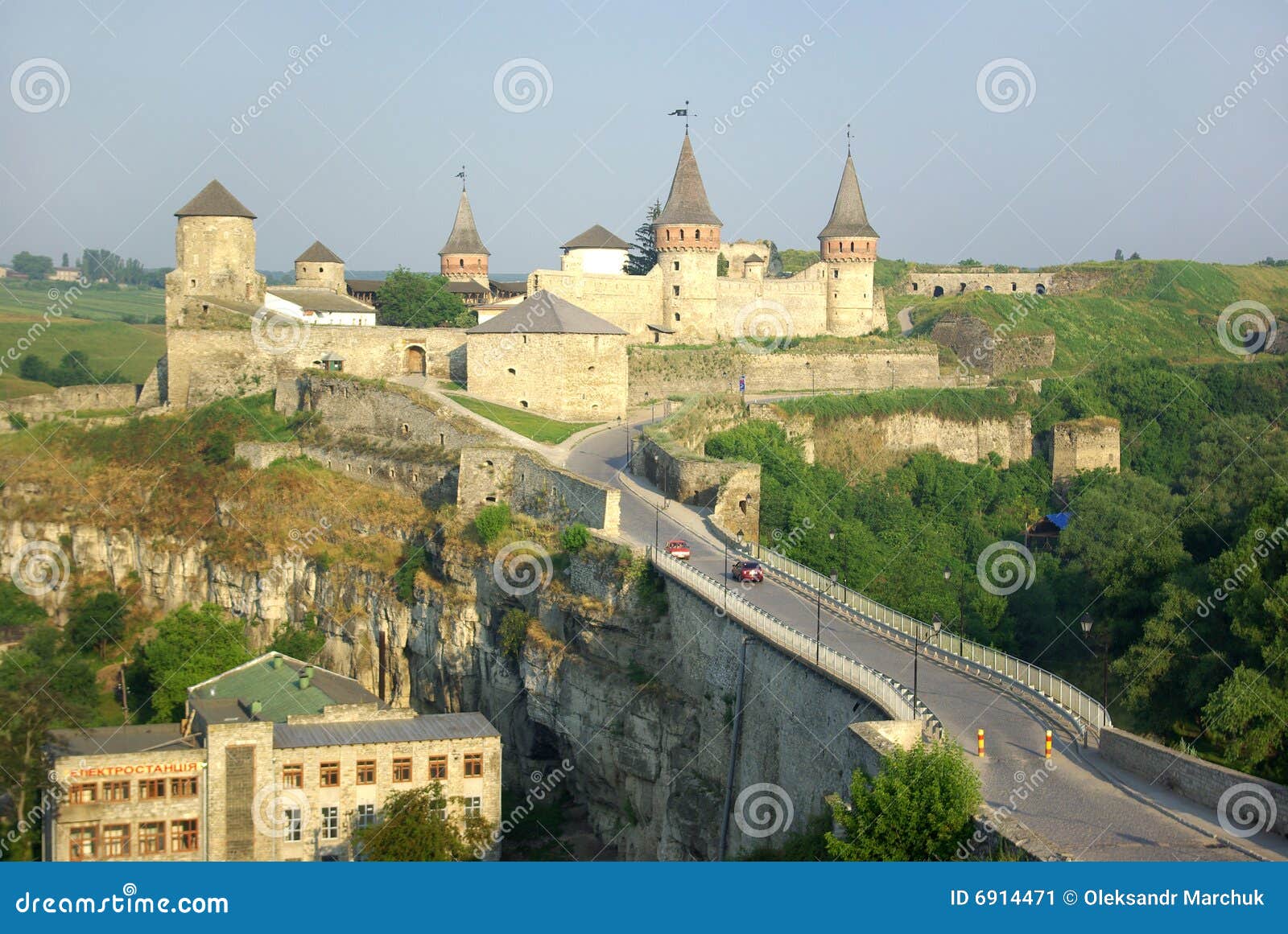 Medieval Castle in Ukraine. Stock Image - Image of territory, gate: 6914471