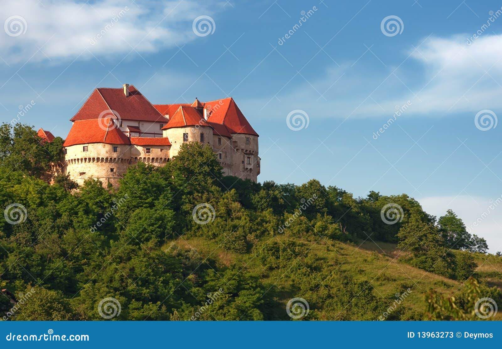 A Medieval Castle - Veliki Tabor - Croatian Castle Stock Image - Image ...