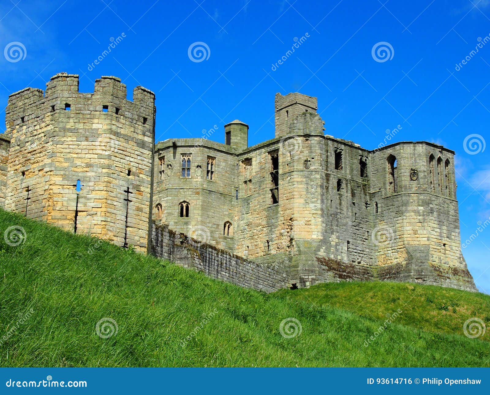 Medieval castle stock photo. Image of field, england - 93614716