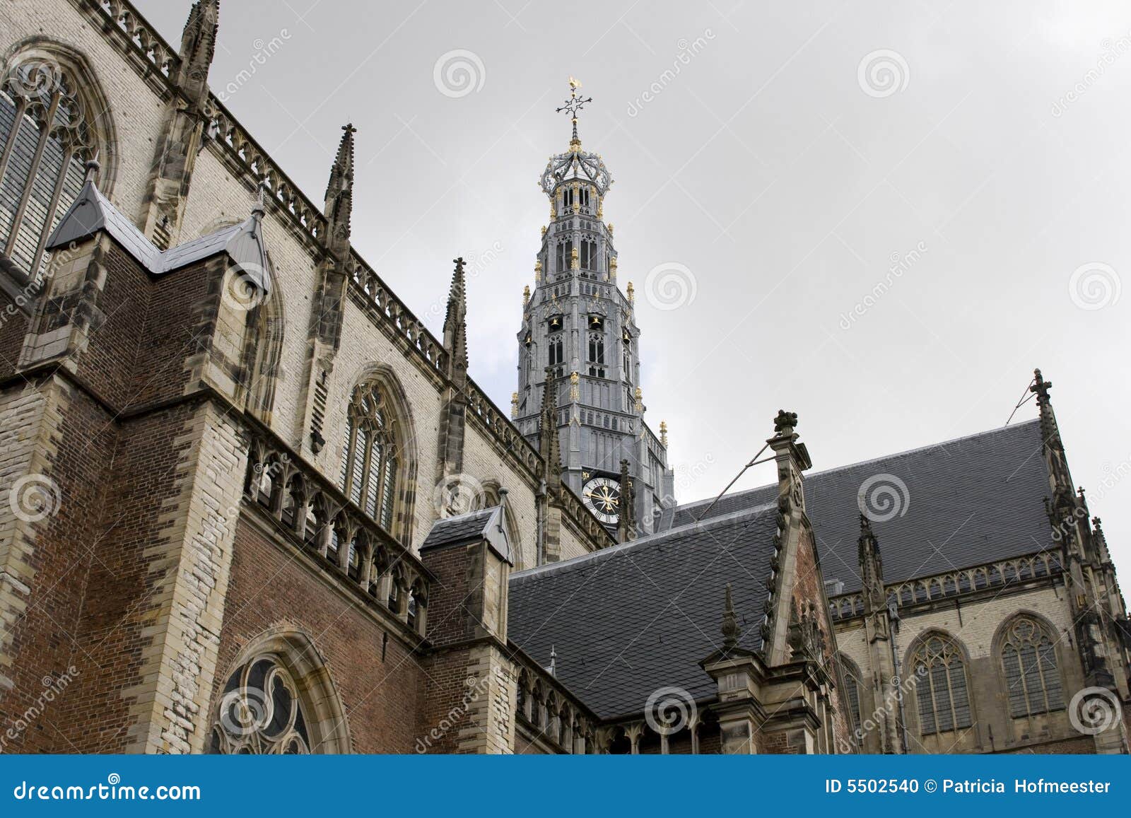 Medieval Cathedral in the Netherlands Stock Photo - Image of tourism ...