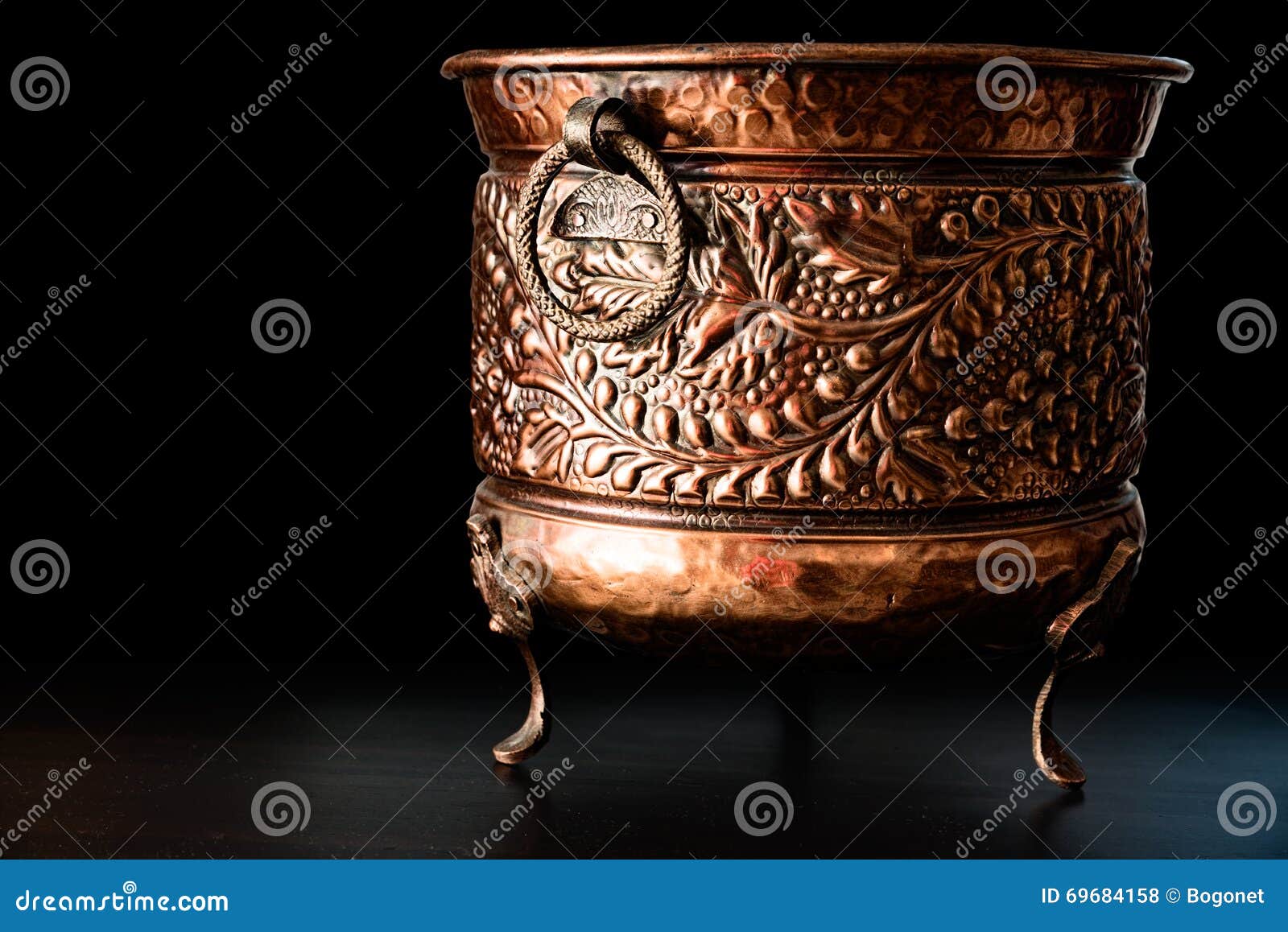 Medieval cauldron stock photo. Image of copper, medieval - 69684158