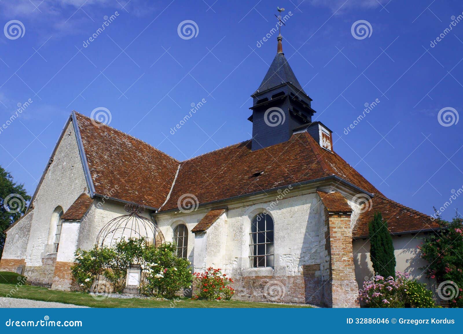 Medieval Chapel stock photo. Image of middle, cemetery - 32886046