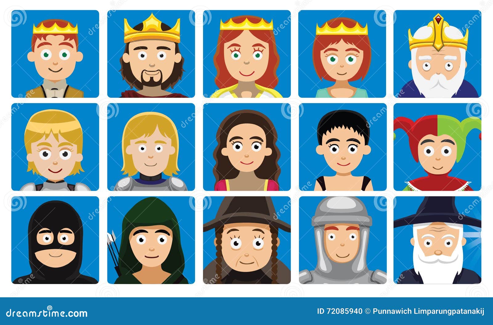 Medieval Avatar With Armors And Weapons Royalty-Free Stock Photo ...