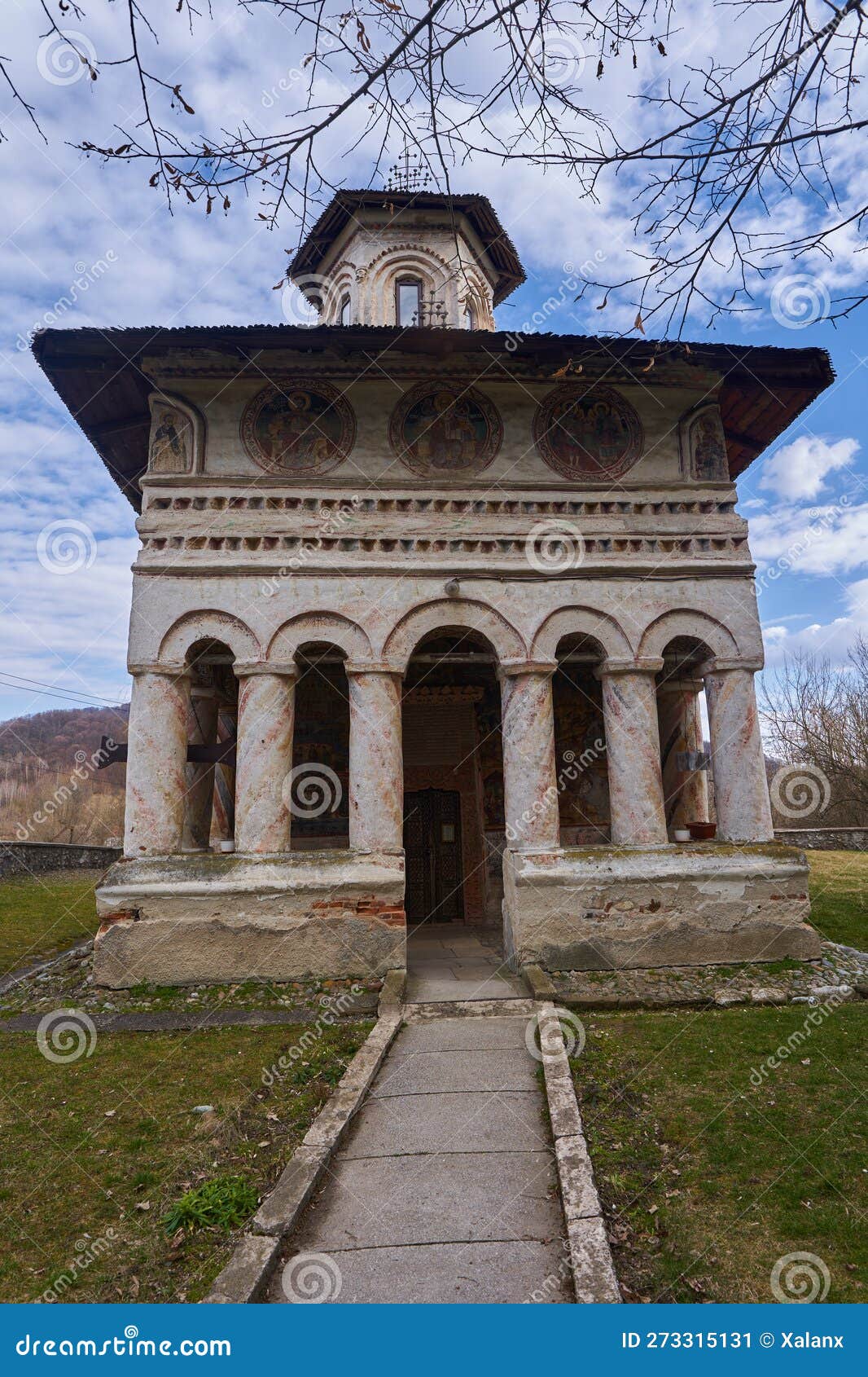 Medieval Church from 14th Century Stock Image - Image of outdoor, grass ...