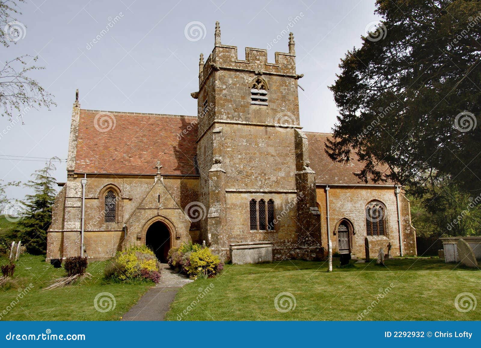 Medieval Church stock photo. Image of wall, gravestones - 2292932