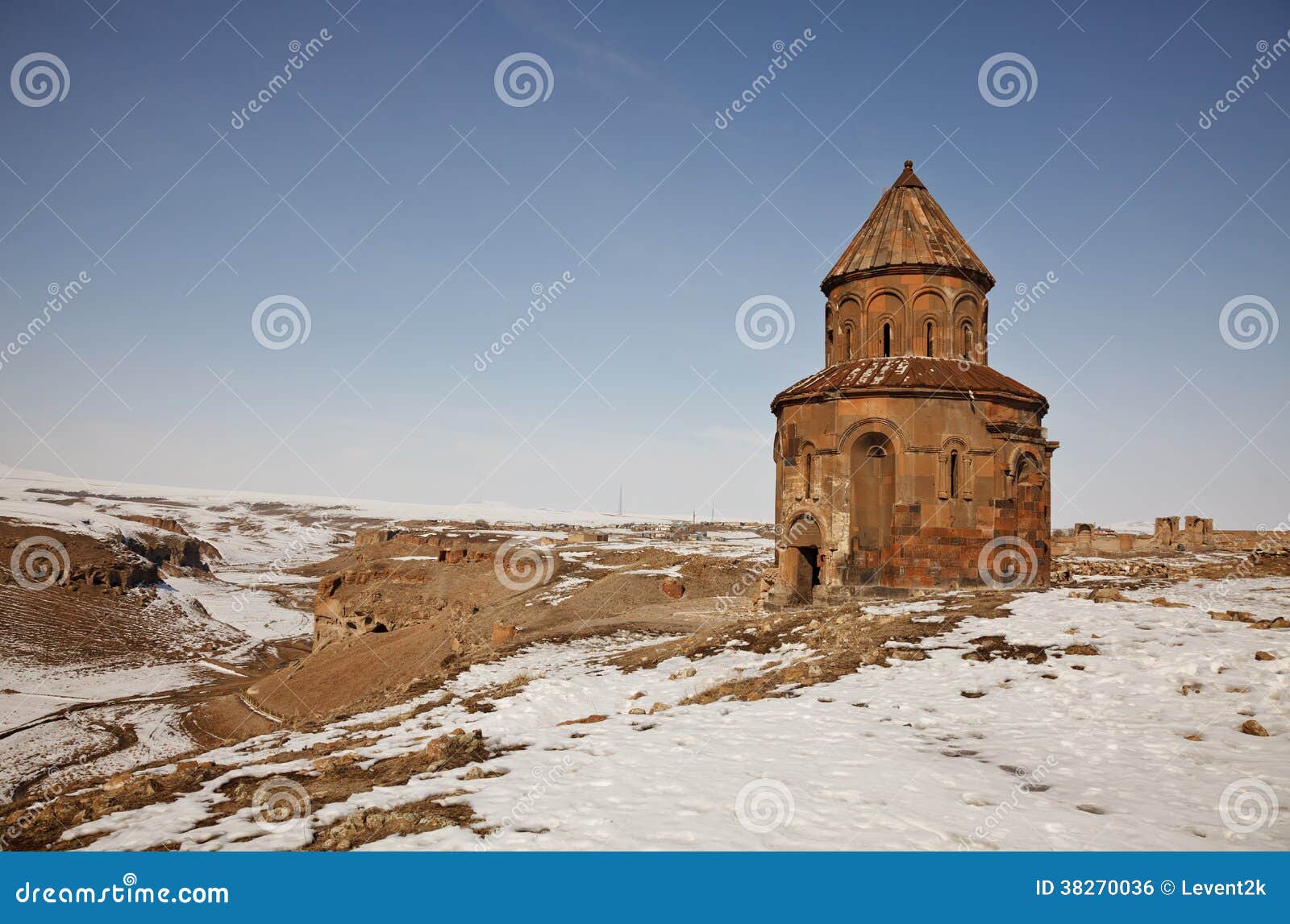Medieval Church In Ani, Kars, Turkey Stock Photography | CartoonDealer ...