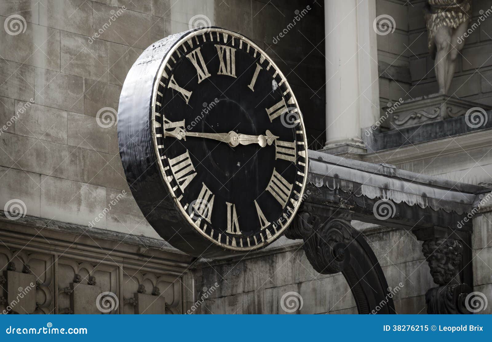 Medieval church clock stock image. Image of london, great - 38276215