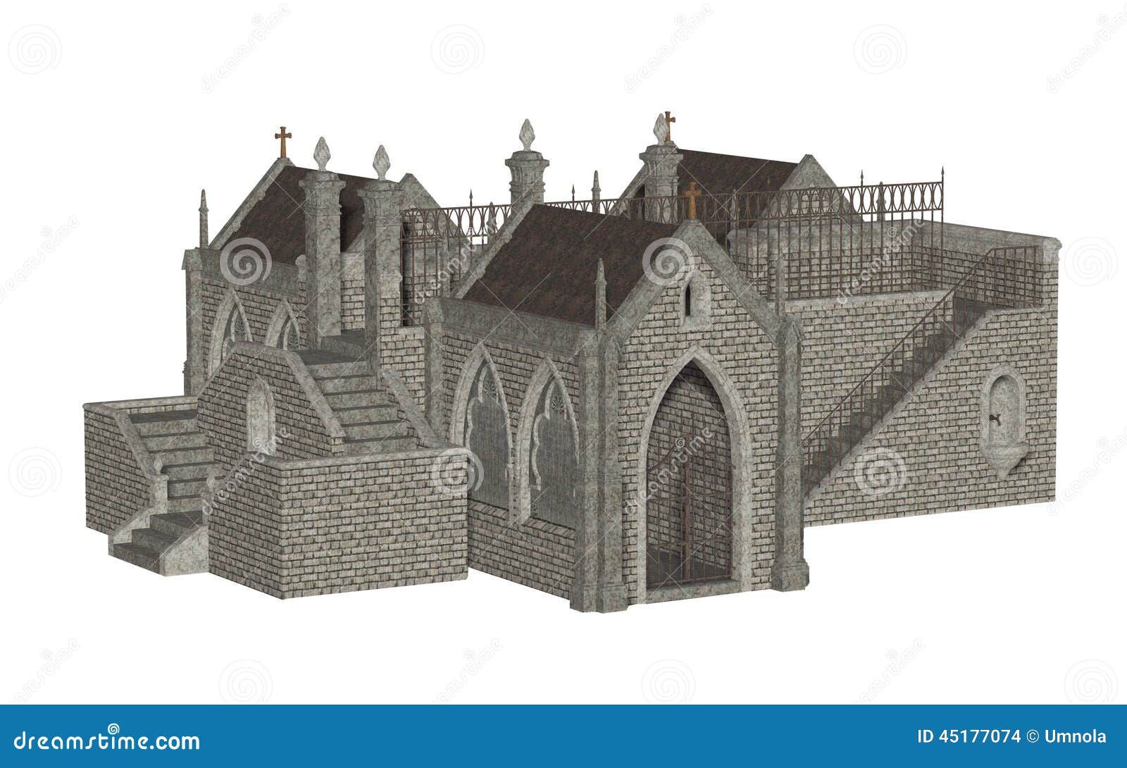 Medieval church stock illustration. Illustration of church - 45177074