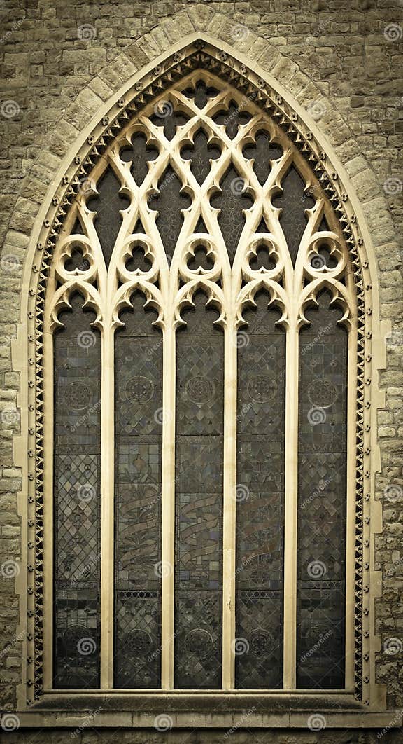 Medieval Church Windows stock photo. Image of london - 15658494