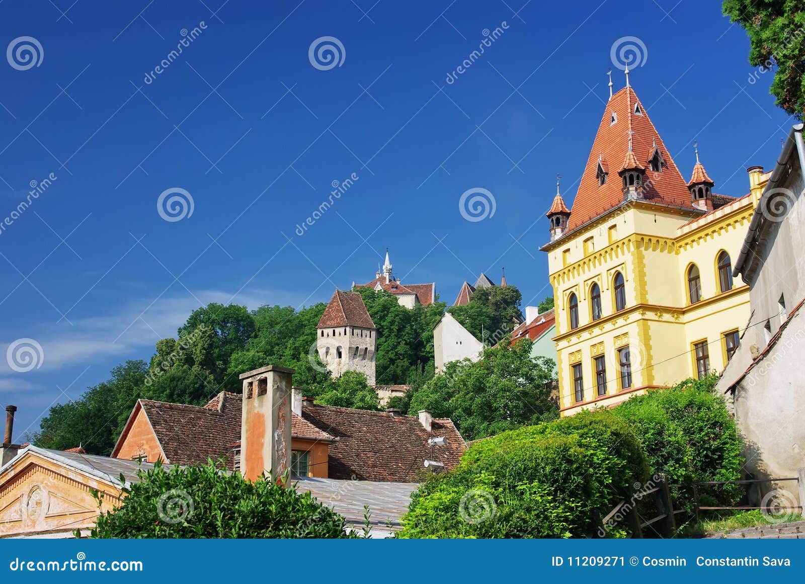 Medieval citadel stock image. Image of fortified, blue - 11209271