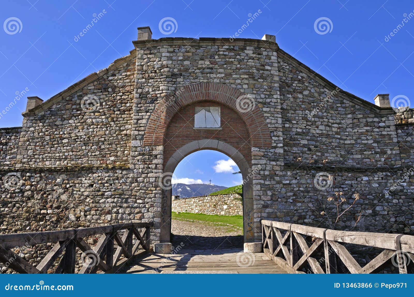 Medieval Citadel stock photo. Image of crescent, ages - 13463866