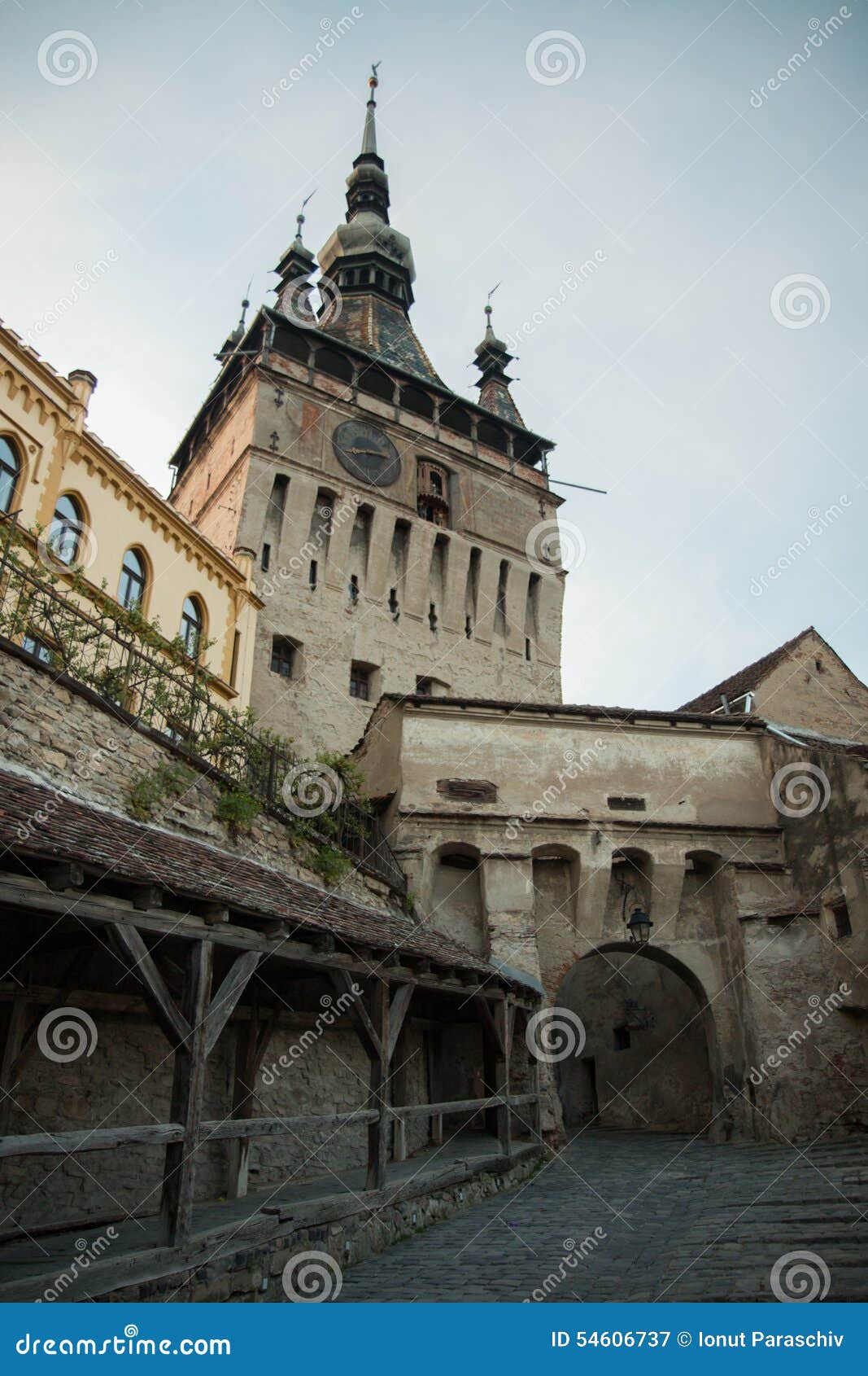 Medieval Citadel - Clock Tower Stock Image - Image of medieval, tower ...