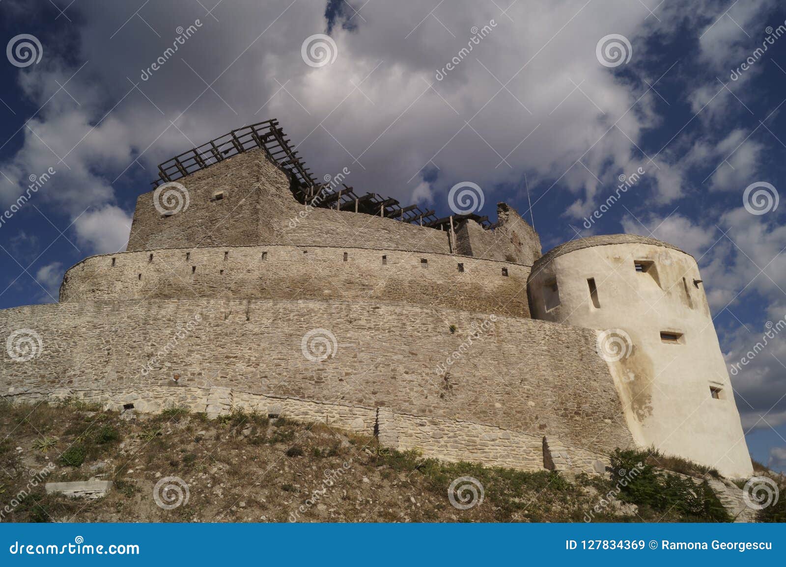Medieval Citadel of Deva - Romania Stock Image - Image of transylvania ...