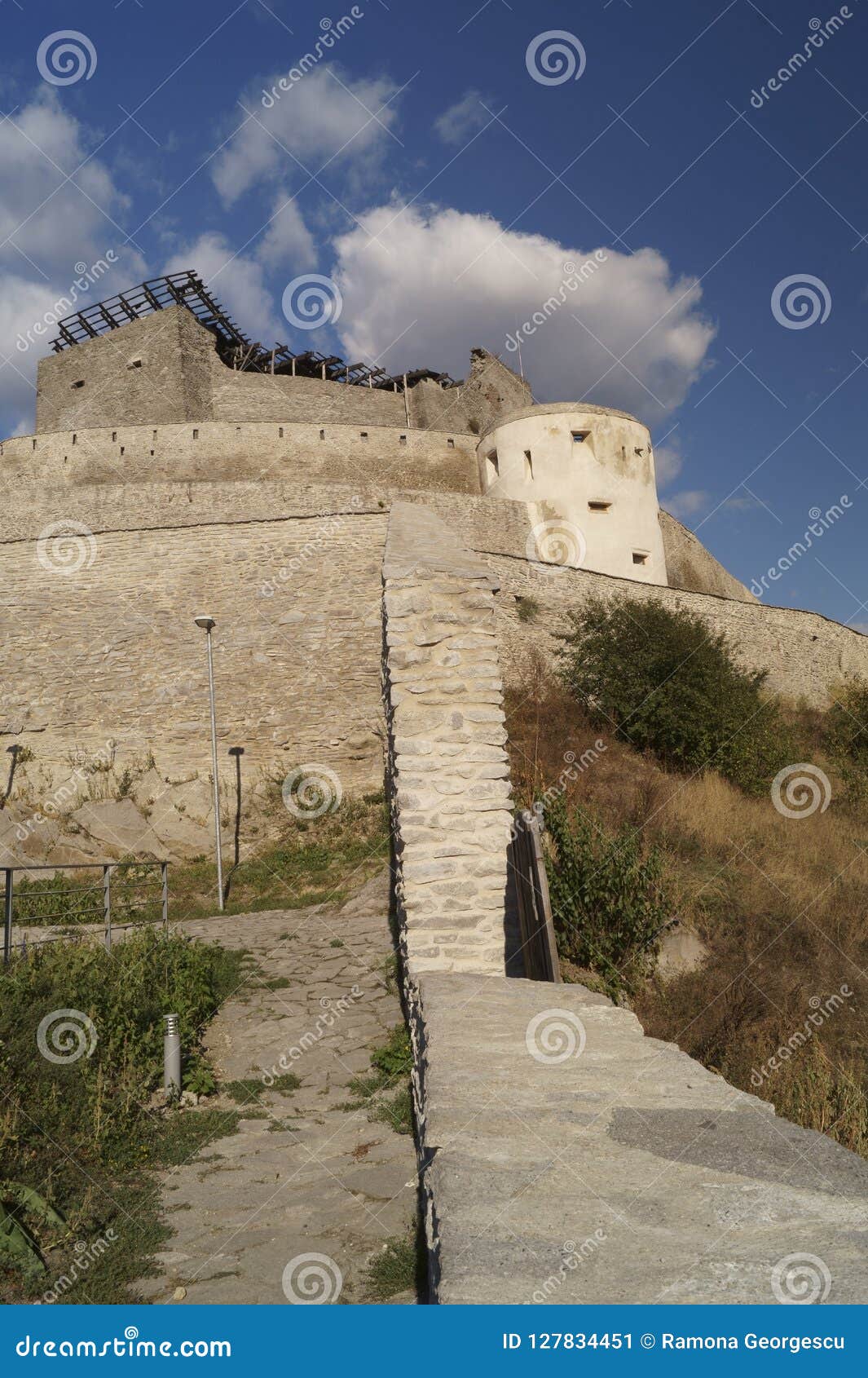 Medieval Citadel of Deva - Romania Stock Image - Image of romania ...
